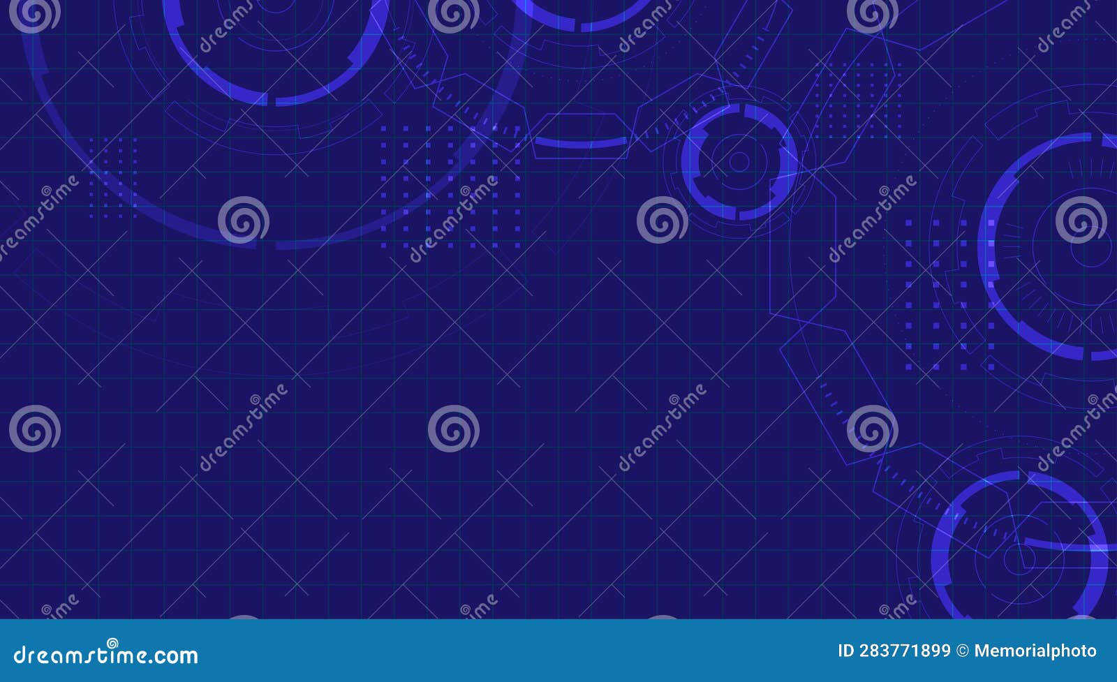 Abstract Blueprint Background. Mechanical Factory Engineering Stock ...