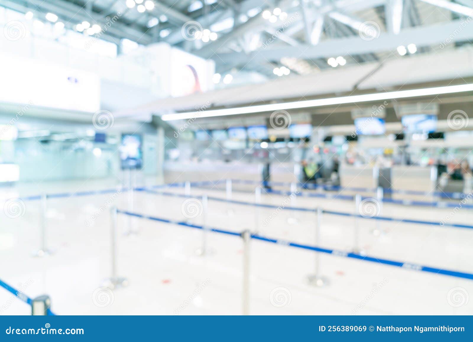 Abstract Blur Airport Terminal for Background Stock Image - Image of ...