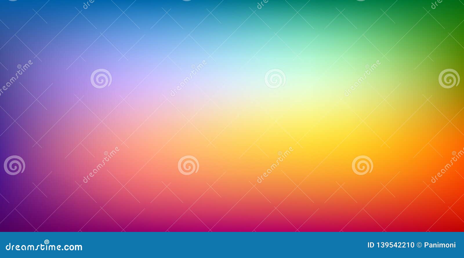 Abstract Rainbow Color Splash On PNG Background. Illustration Of ...