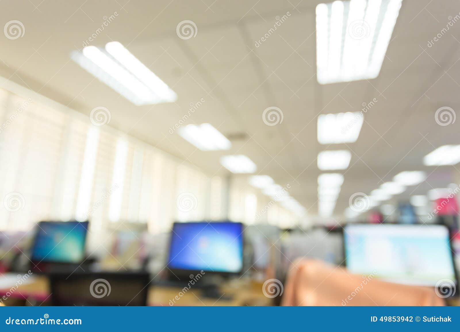 Abstract Blur Background Table Work in Office Stock Photo - Image of ...