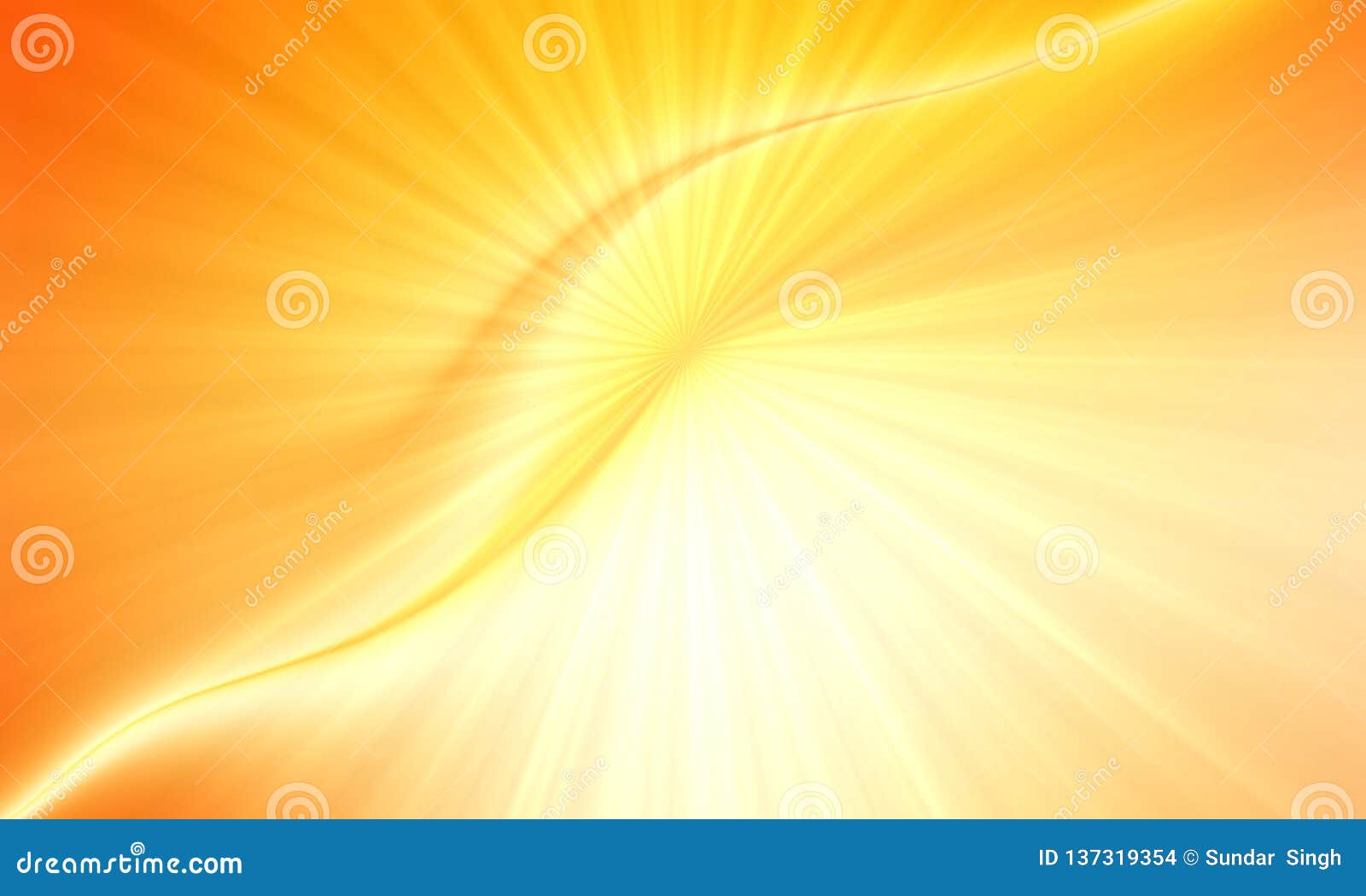 Abstract Blur and Bright Shining Light with Rays of Light. Stock ...
