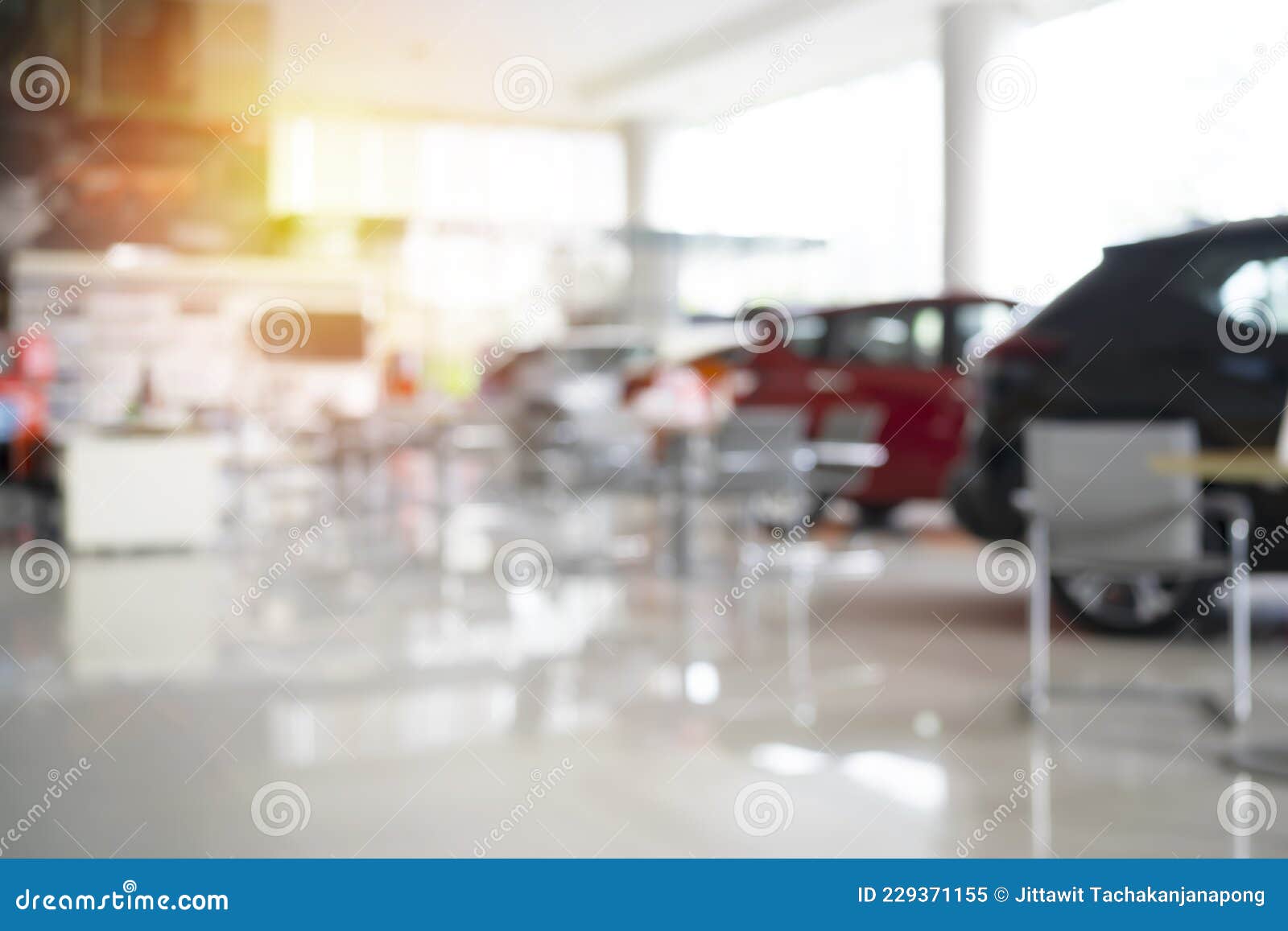 Abstract Blur of Car in the Showroom Background Stock Image - Image of ...