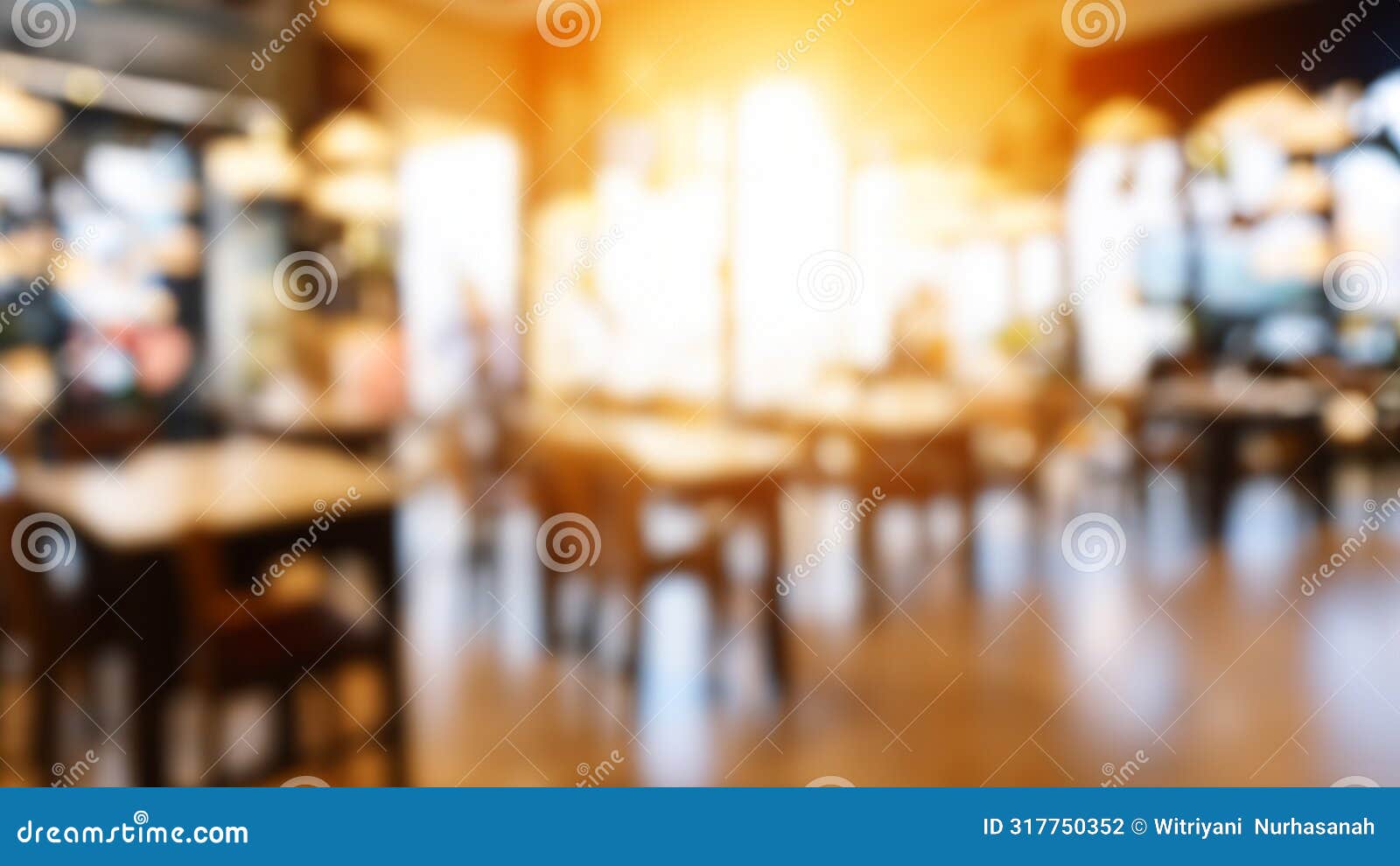 Abstract Blur Coffee Shop Cafe and Restaurant for Background ...