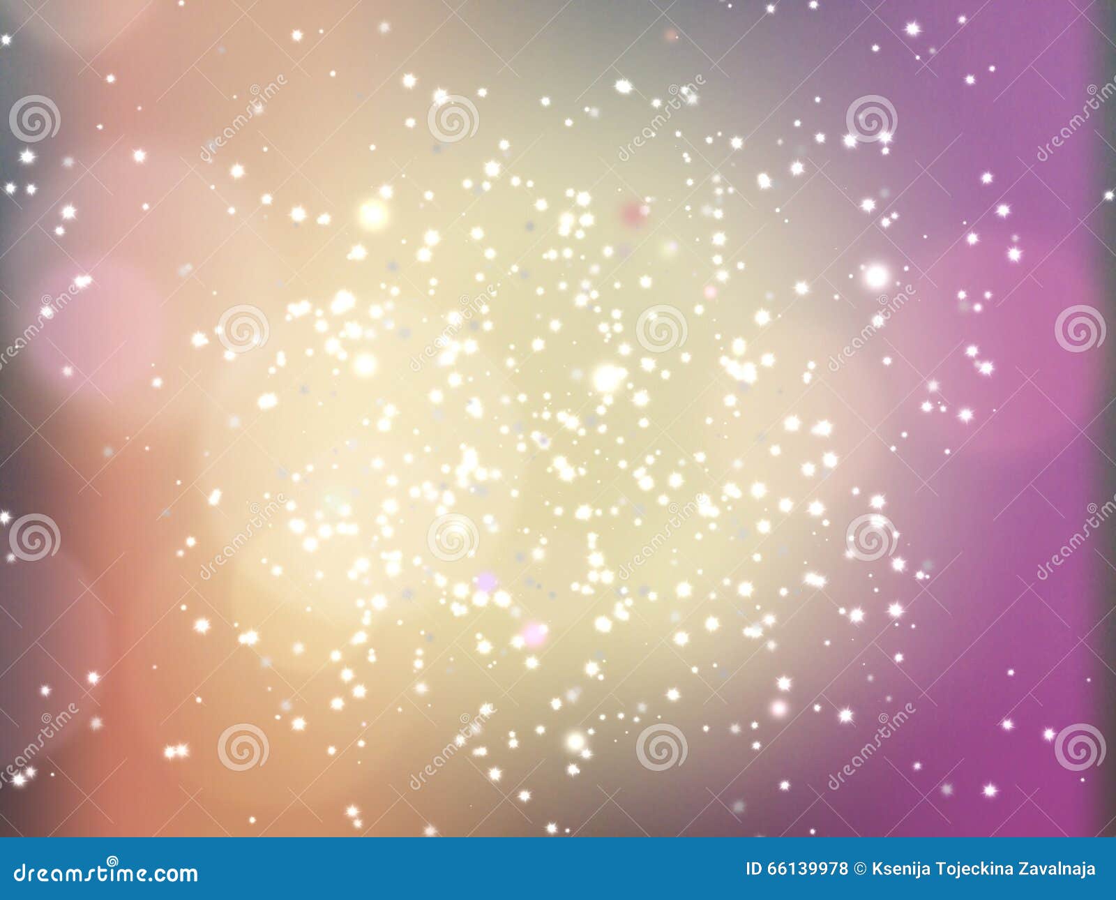 Abstract Blur Cosmo Background with Stars, Horizontal Stock ...