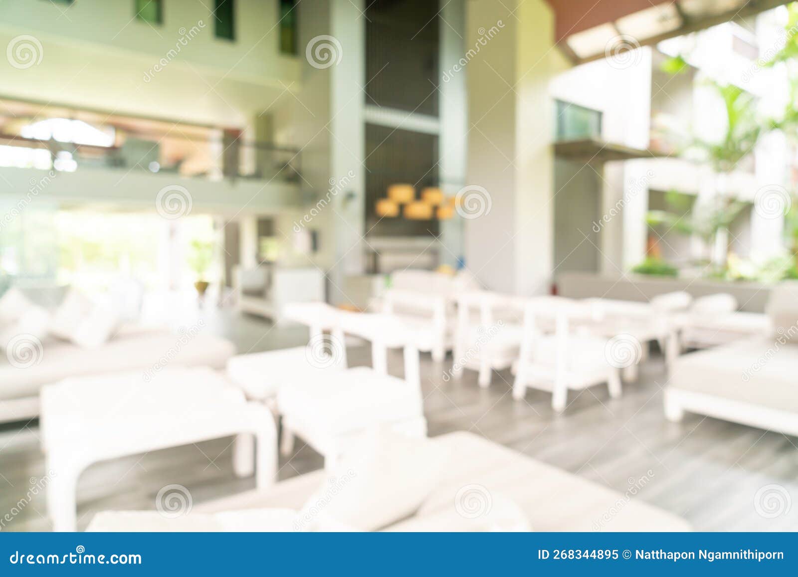 Abstract Blur Hotel Lobby for Background Stock Image - Image of hall ...