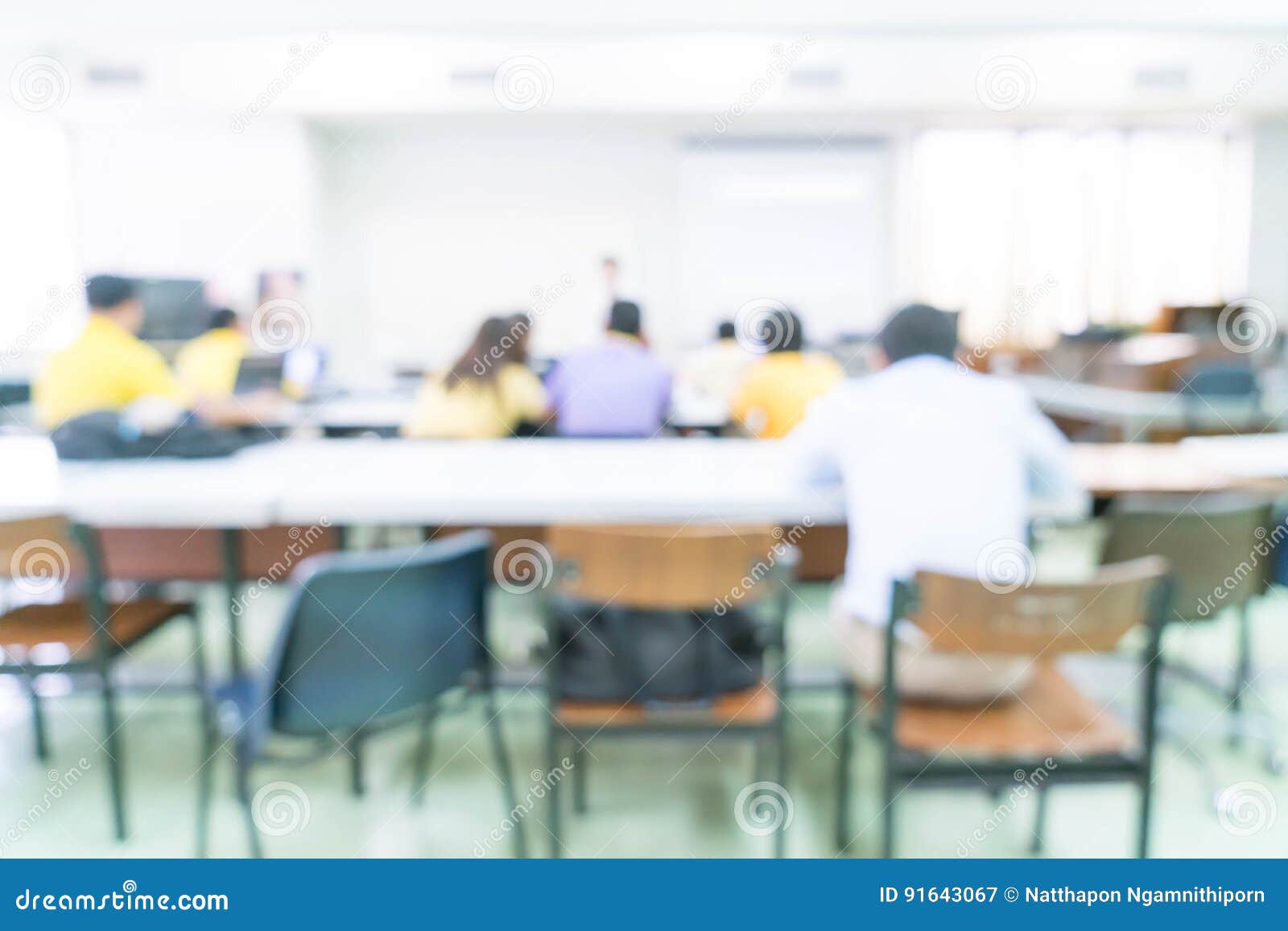 Abstract Blur People Study or Lecture or Meeting or Do Workshop Stock ...