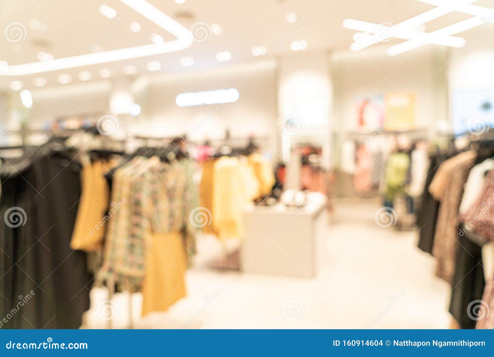 Abstract Blur Shopping Mall and Retail Store for Background Stock Photo ...