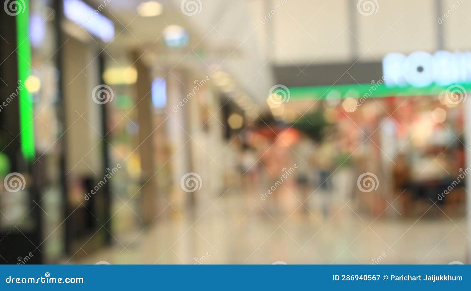 Abstract Blur or Soft Background Texture with People in the Mall Source ...