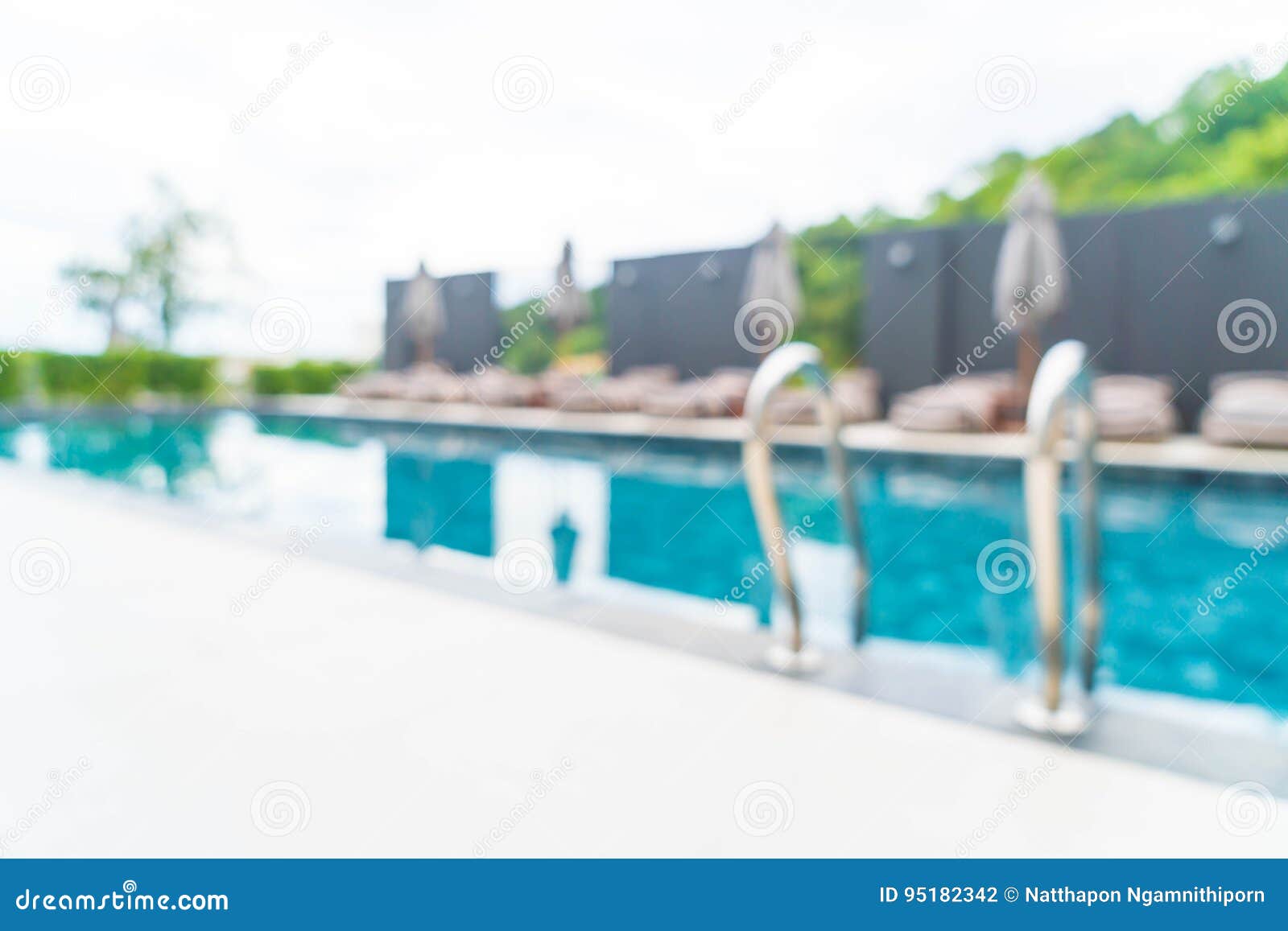 Abstract Blur Swimming Pool in Hotel Resort Stock Photo - Image of blur ...