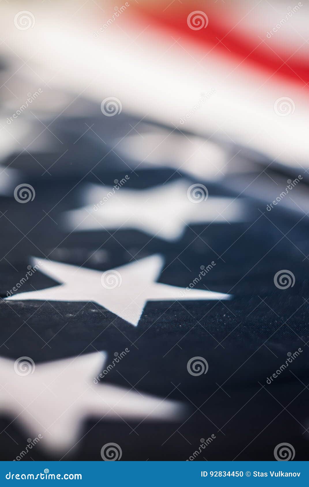 Abstract Blurred Background of the American Flag, Stock Photo - Image ...