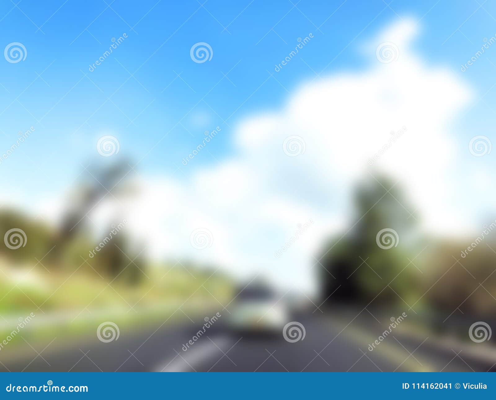 Abstract Blurred Background. Blurred Road with Car Running. Stock Image ...