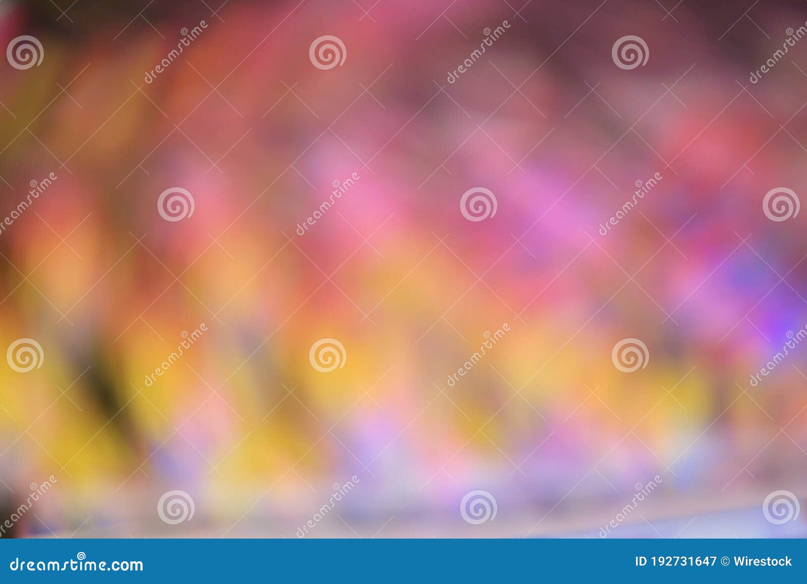 Abstract Blurred Background of Various Colorful Objects Stock Image ...