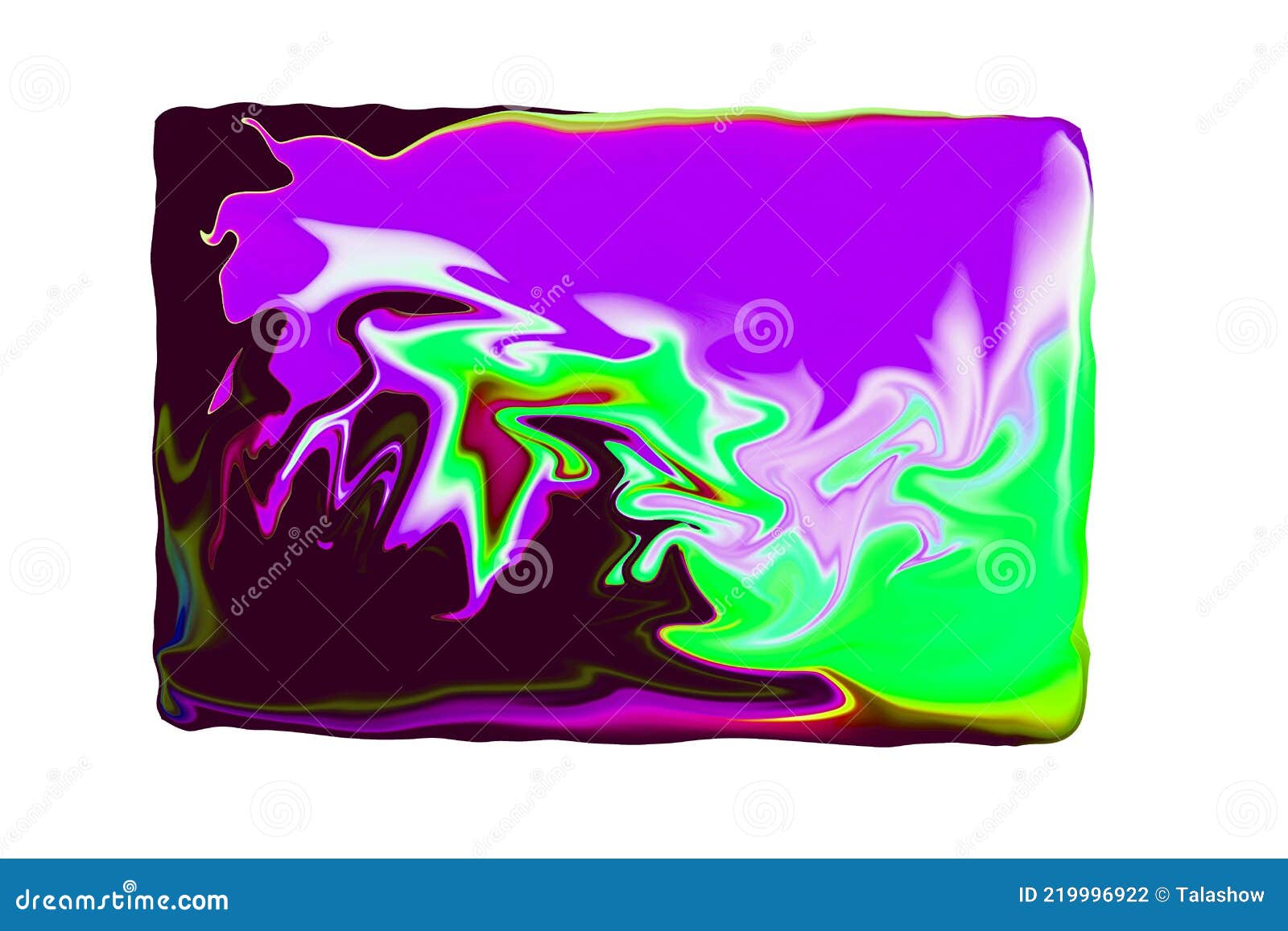 Abstract and Blurred Blots of Rectangular Shapes on a White Background ...