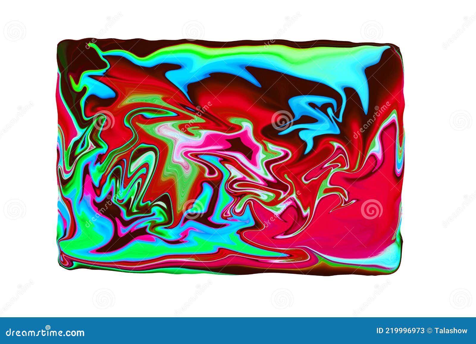 Abstract and Blurred Blots of Rectangular Shapes on a White Background ...