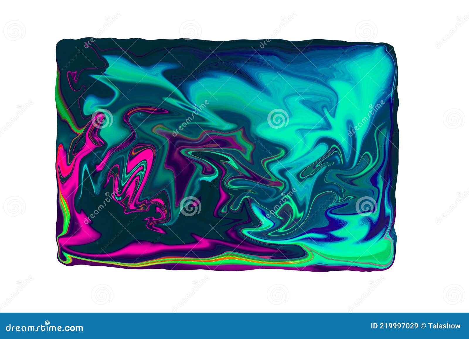 Abstract and Blurred Blots of Rectangular Shapes on a White Background ...