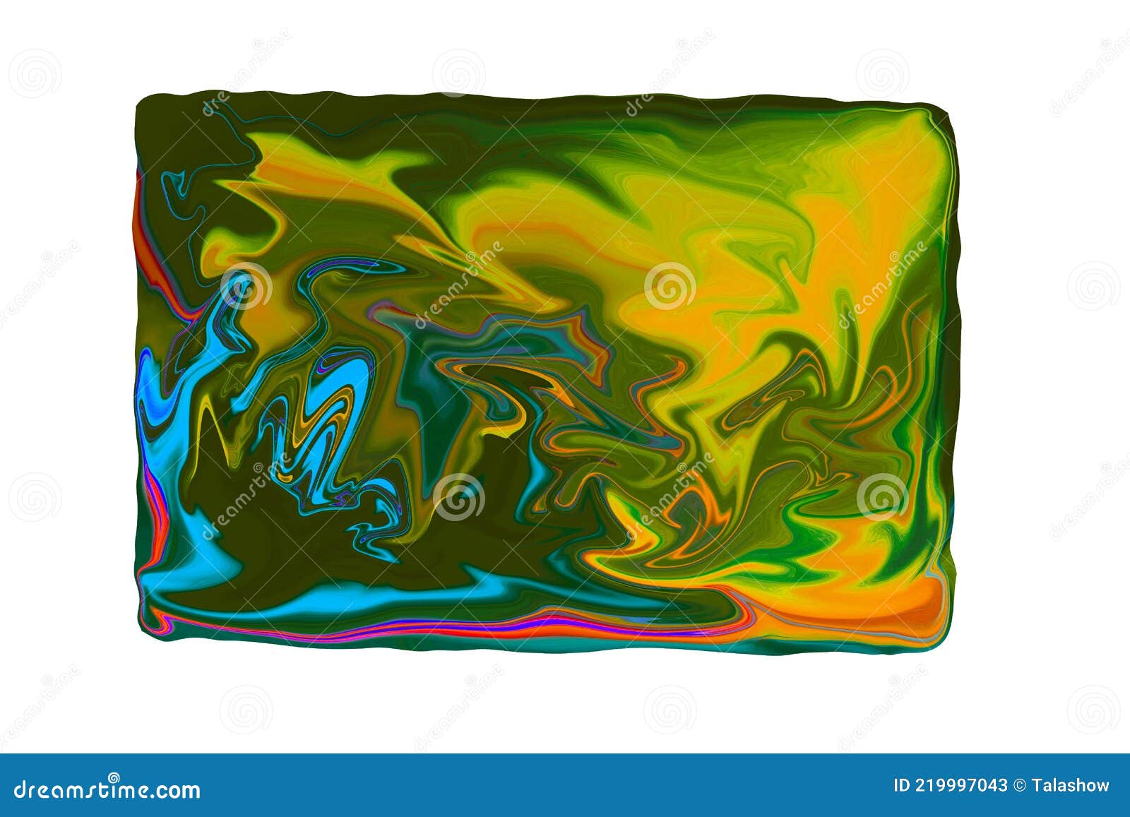 Abstract and Blurred Blots of Rectangular Shapes on a White Background ...