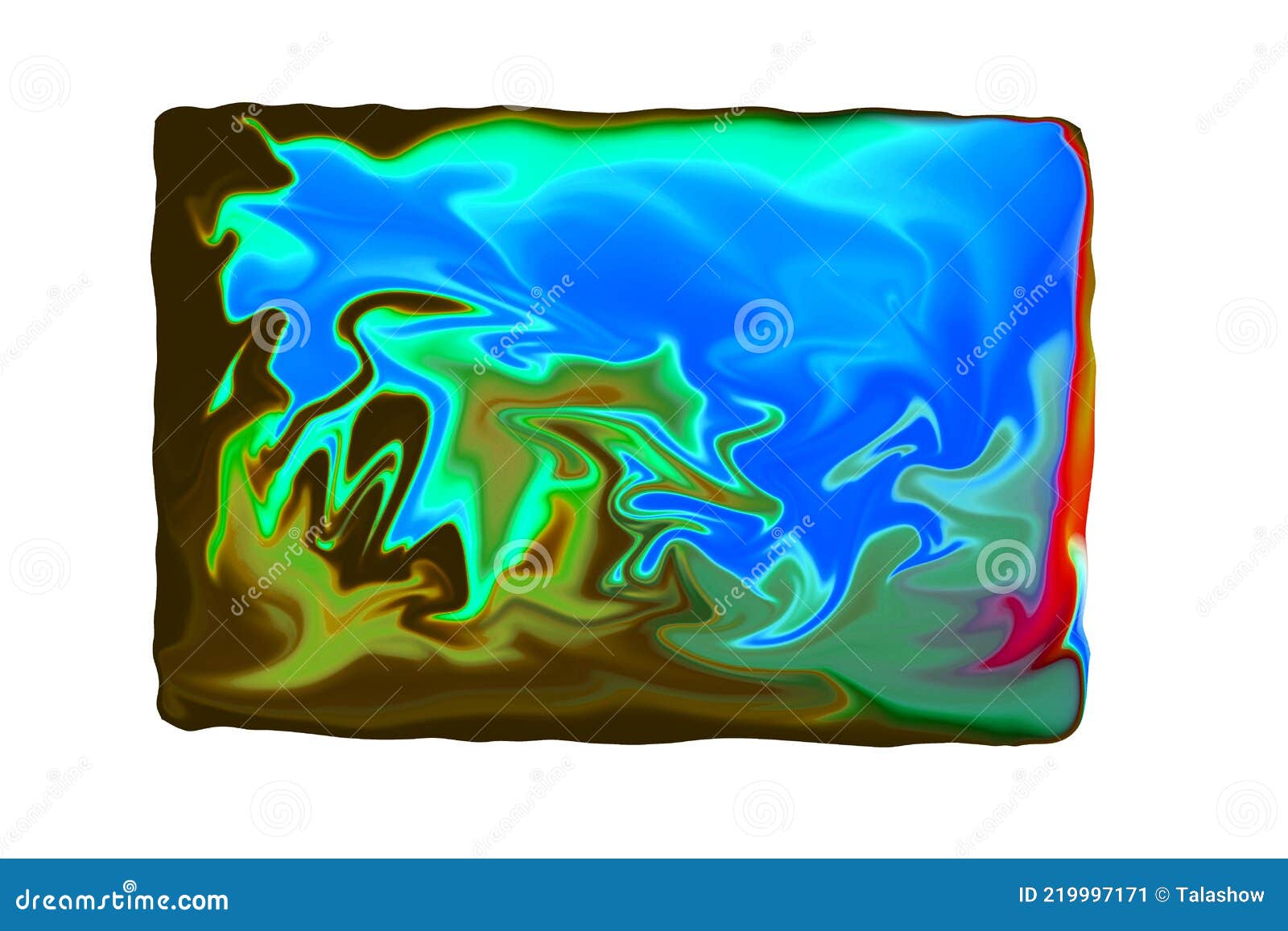 Abstract and Blurred Blots of Rectangular Shapes on a White Background ...