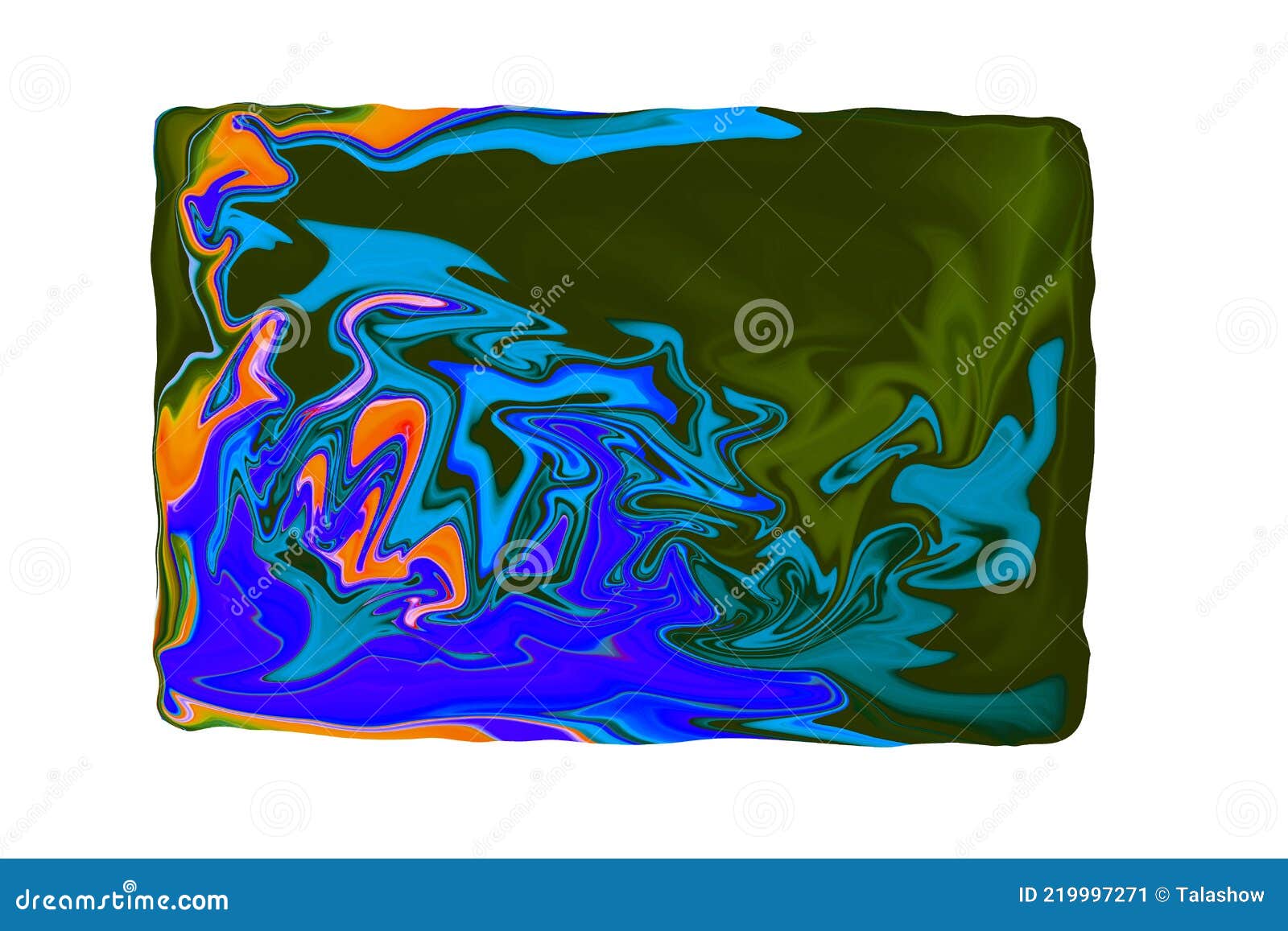 Abstract and Blurred Blots of Rectangular Shapes on a White Background ...