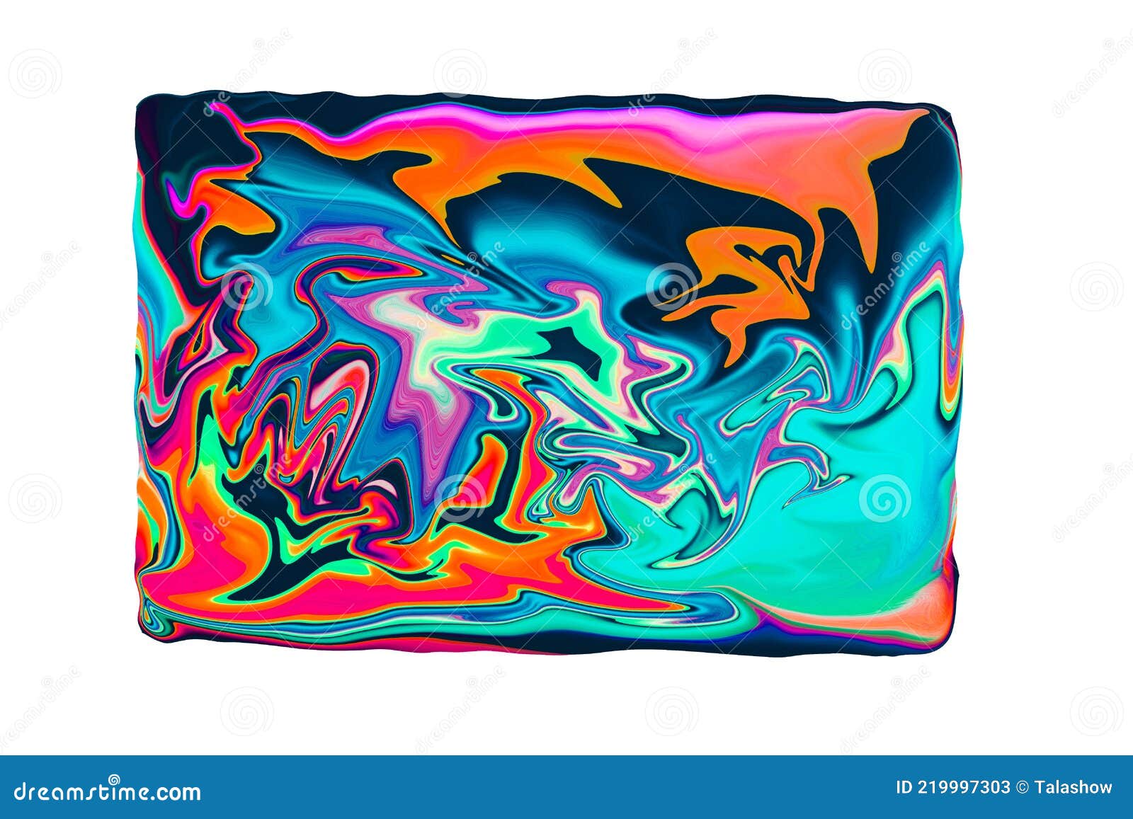 Abstract and Blurred Blots of Rectangular Shapes on a White Background ...