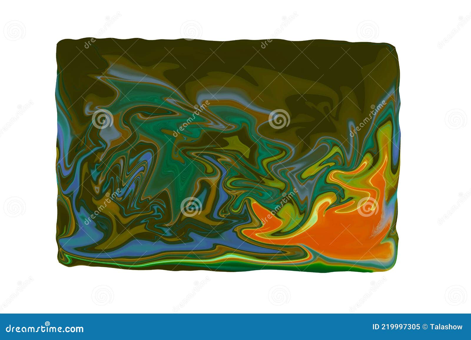 Abstract and Blurred Blots of Rectangular Shapes on a White Background ...