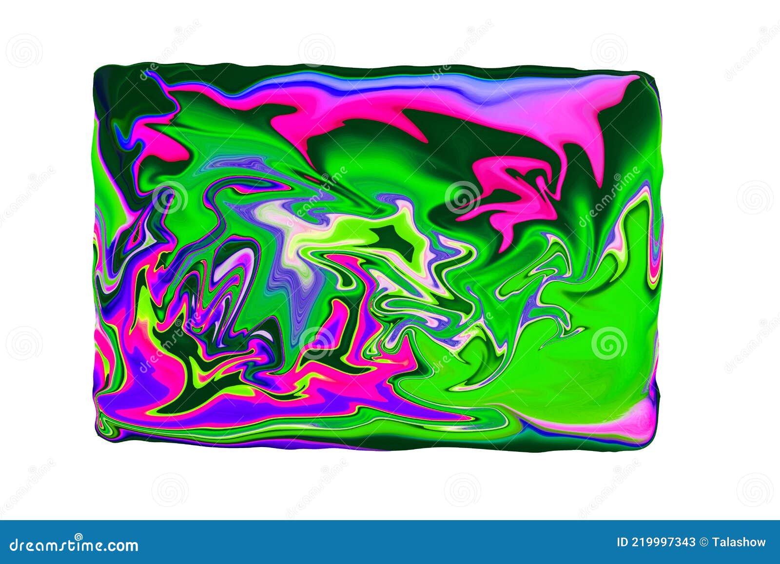 Abstract and Blurred Blots of Rectangular Shapes on a White Background ...