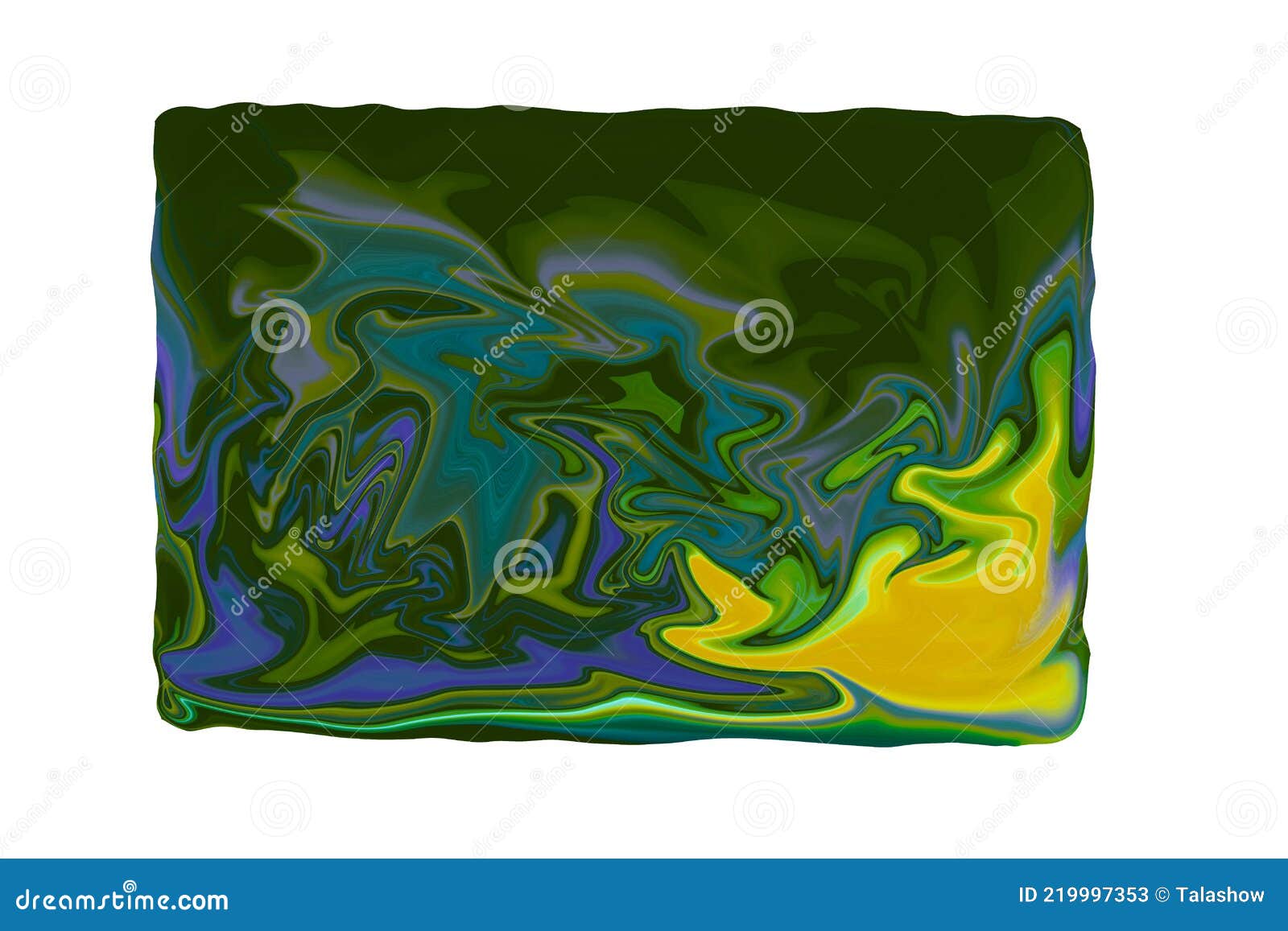 Abstract and Blurred Blots of Rectangular Shapes on a White Background ...