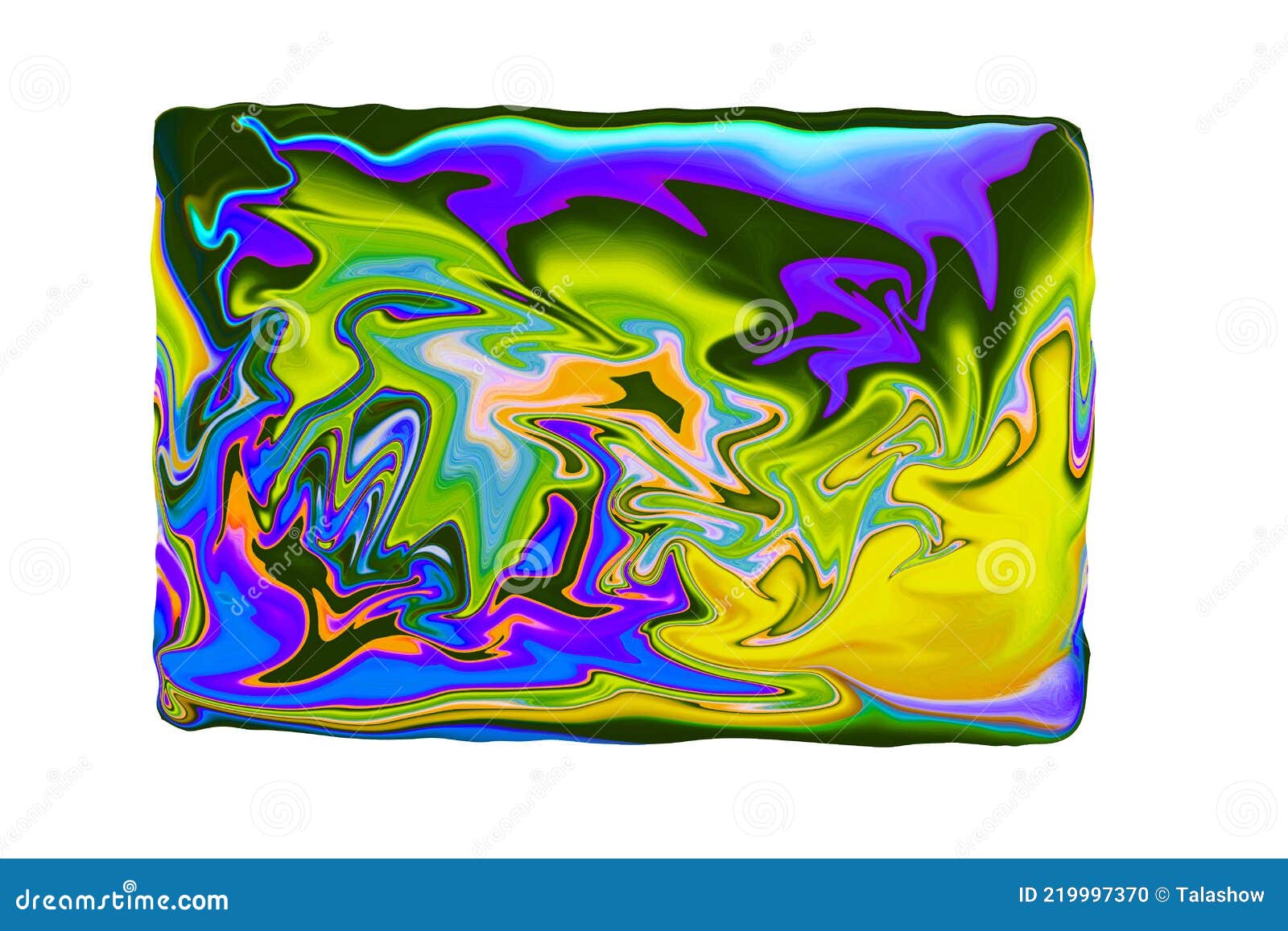 Abstract and Blurred Blots of Rectangular Shapes on a White Background ...