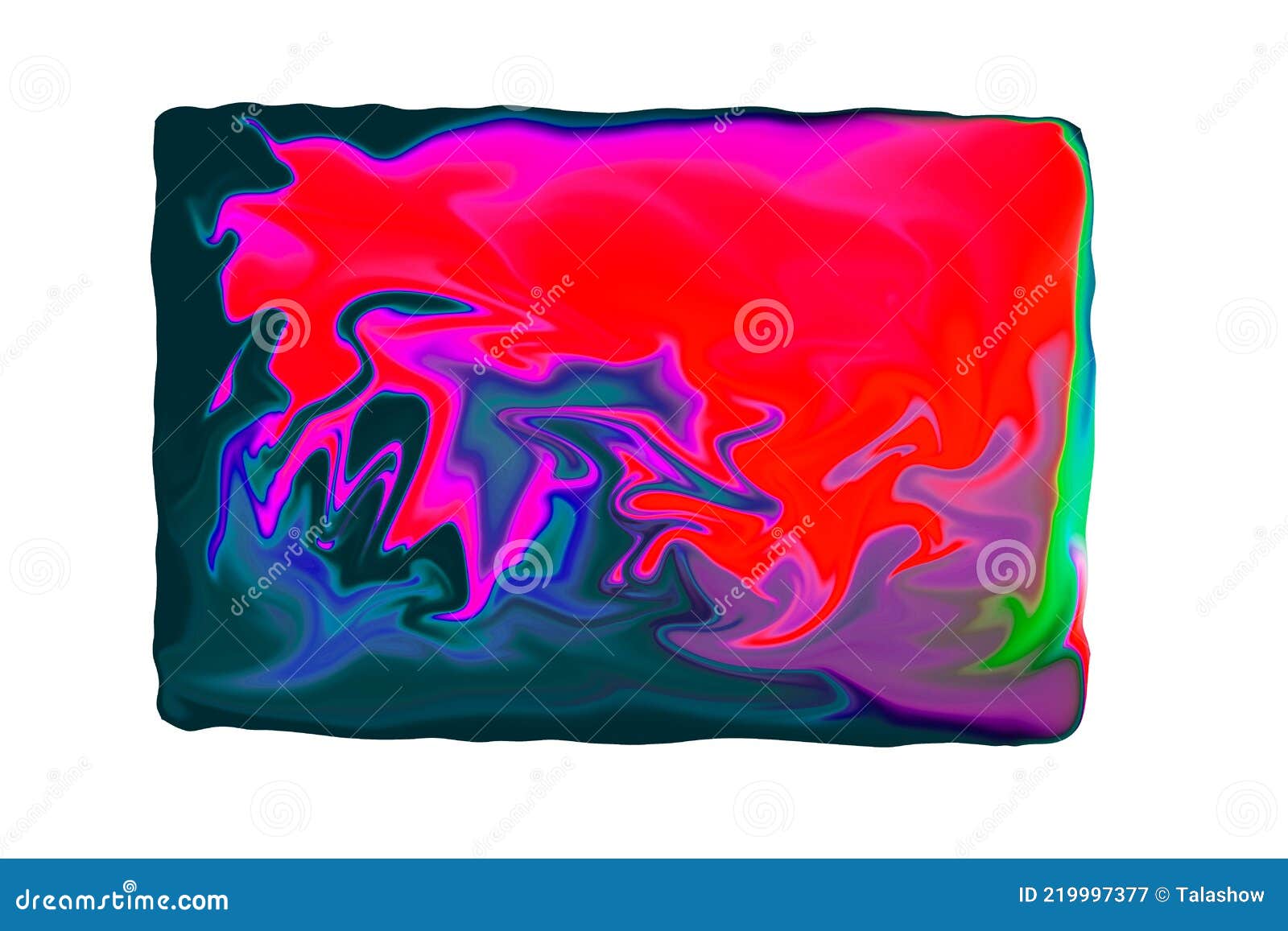 Abstract and Blurred Blots of Rectangular Shapes on a White Background ...