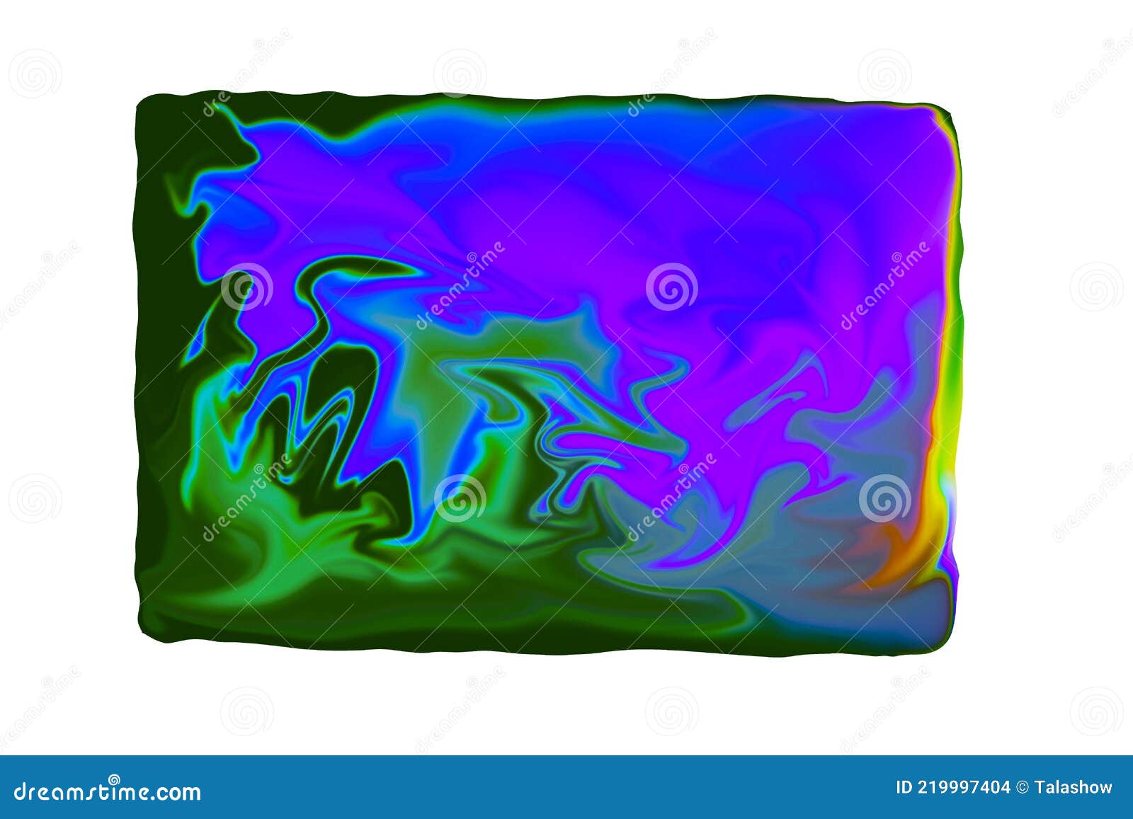 Abstract and Blurred Blots of Rectangular Shapes on a White Background ...