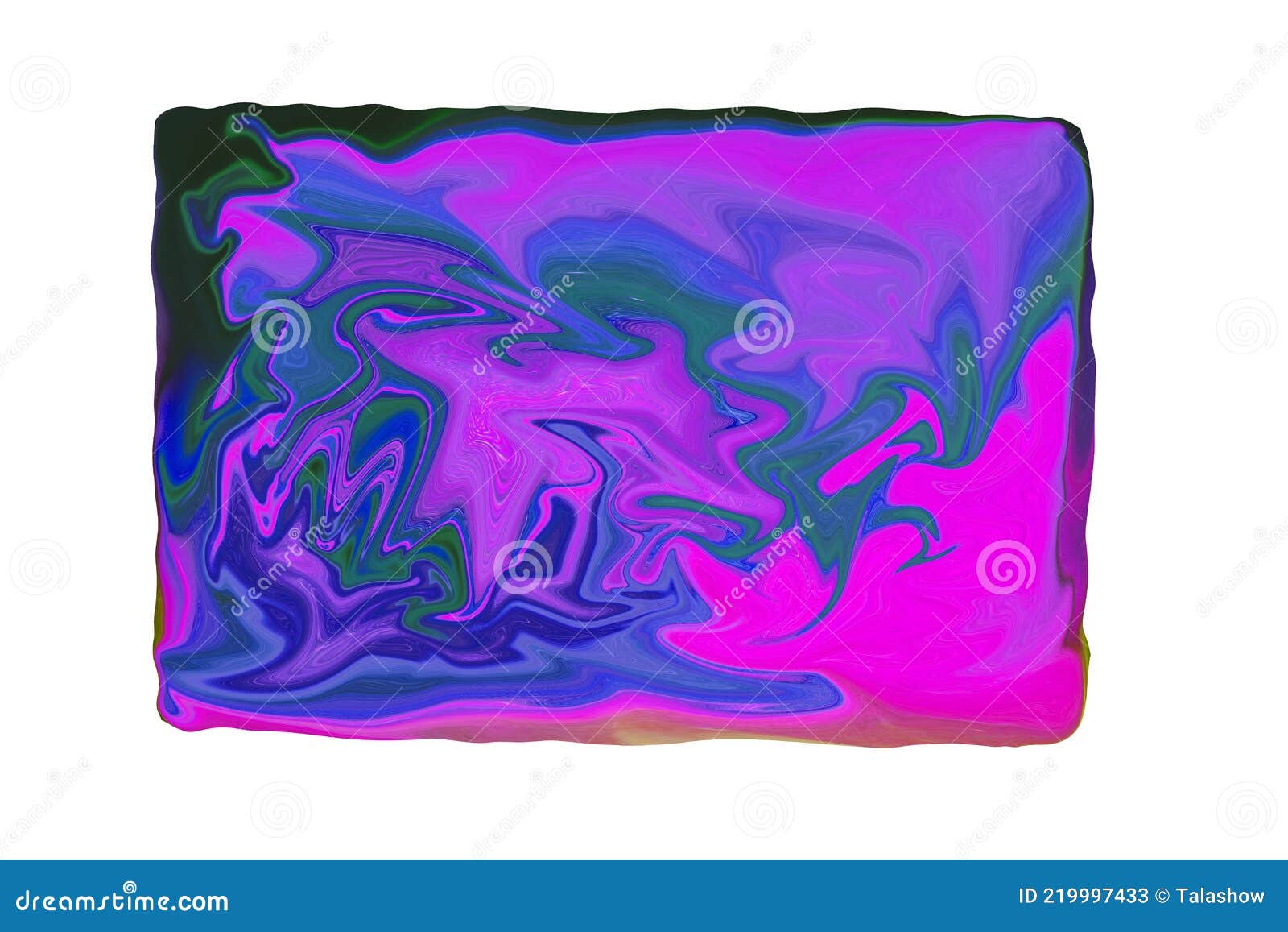 Abstract and Blurred Blots of Rectangular Shapes on a White Background ...