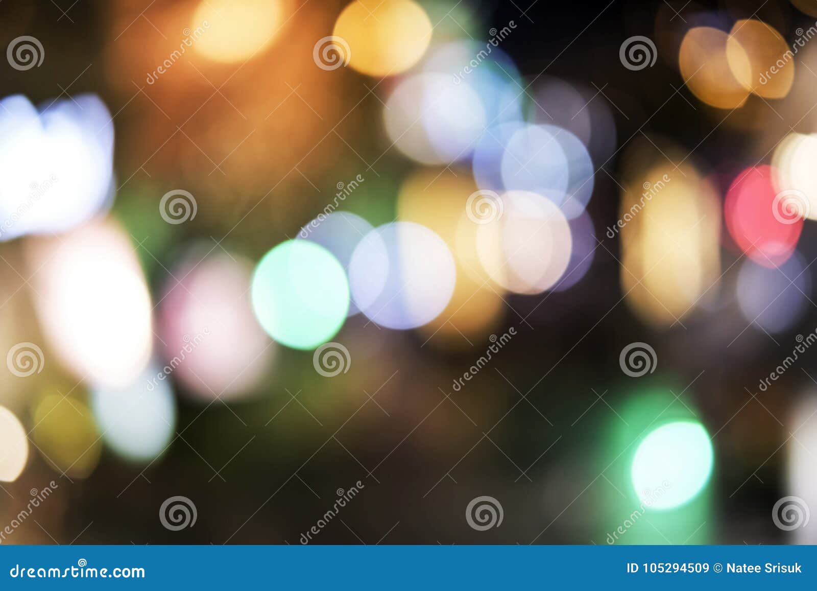 Abstract Blurred Bokeh Background of Light Decoration Stock Image ...