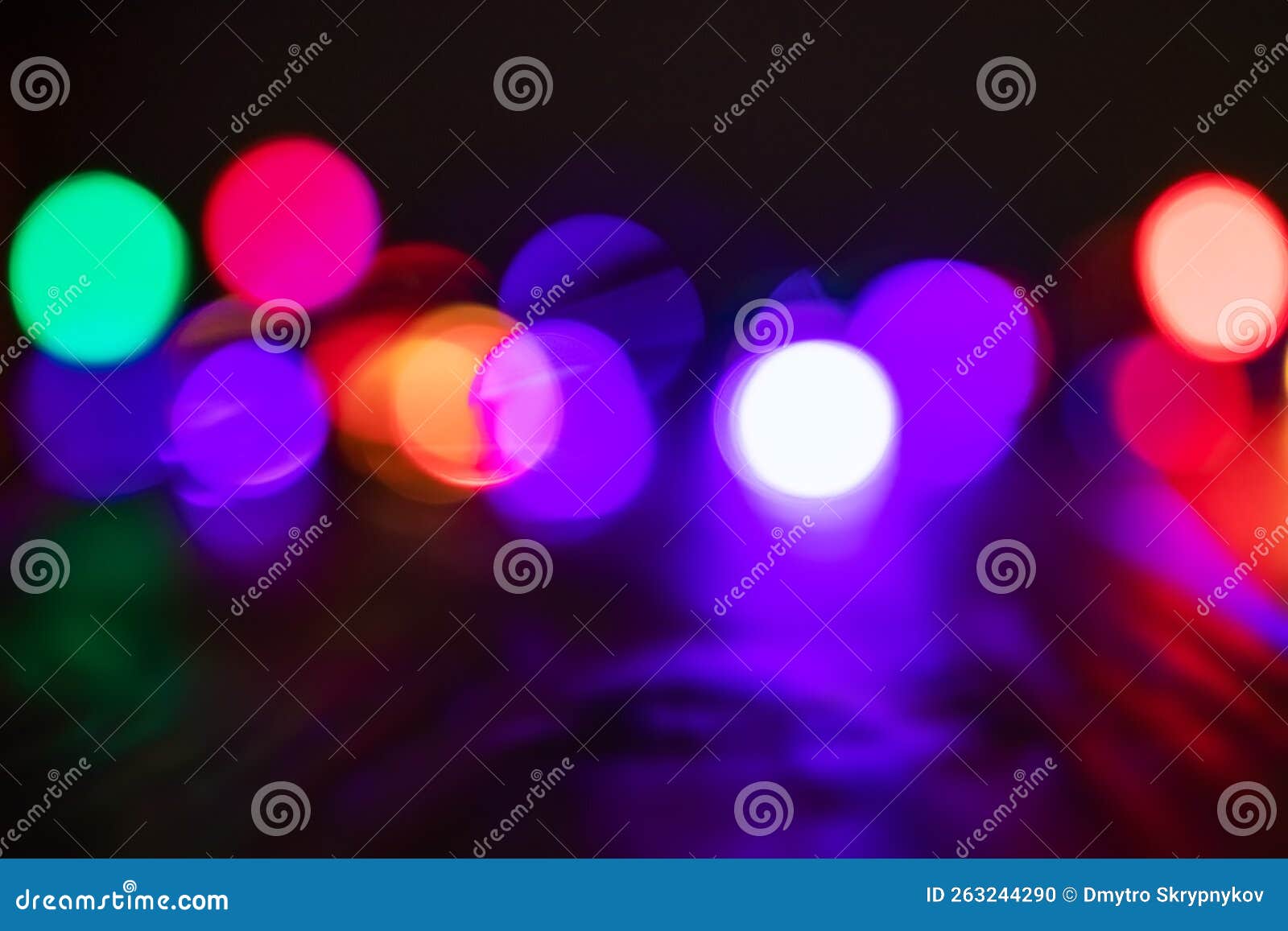 Abstract Blurred Bokeh Light Background. Light Effects Stock Photo ...