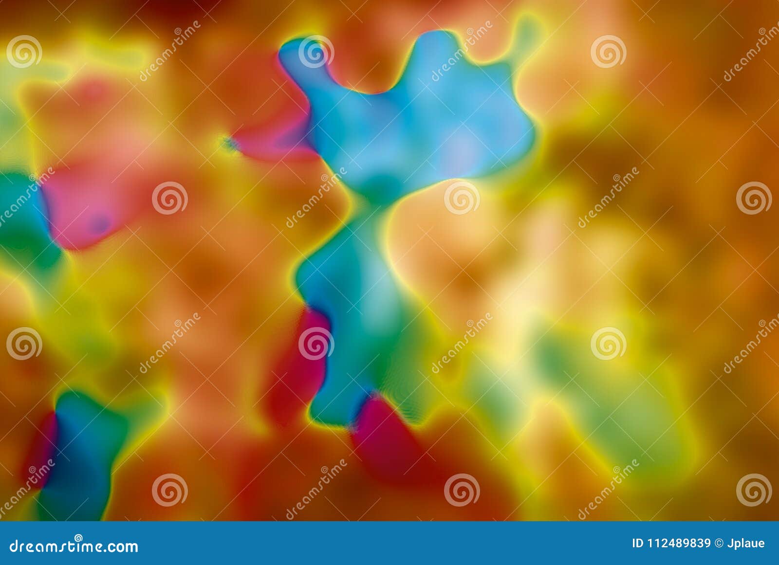 Abstract Blurred Cloudy Background Colorful Stock Illustration ...