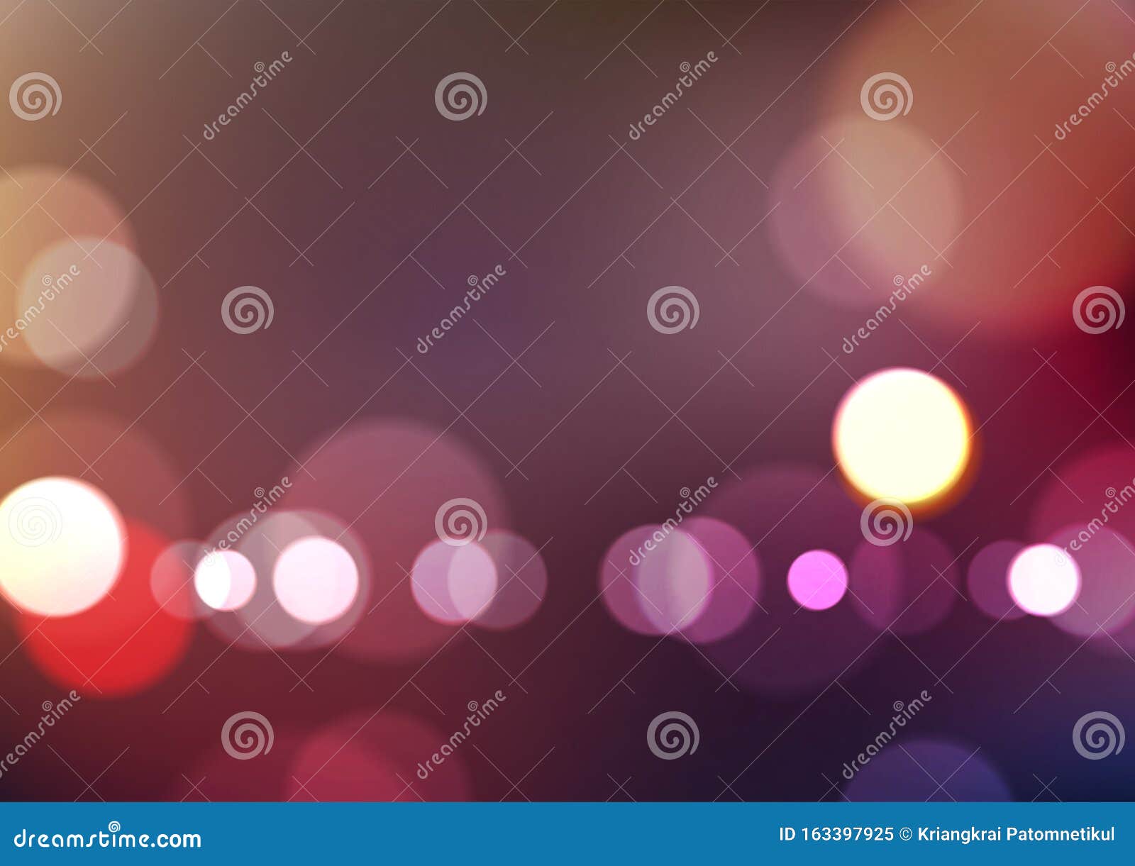 Abstract Blurred Colors Background with Bokeh Light Stock Vector ...