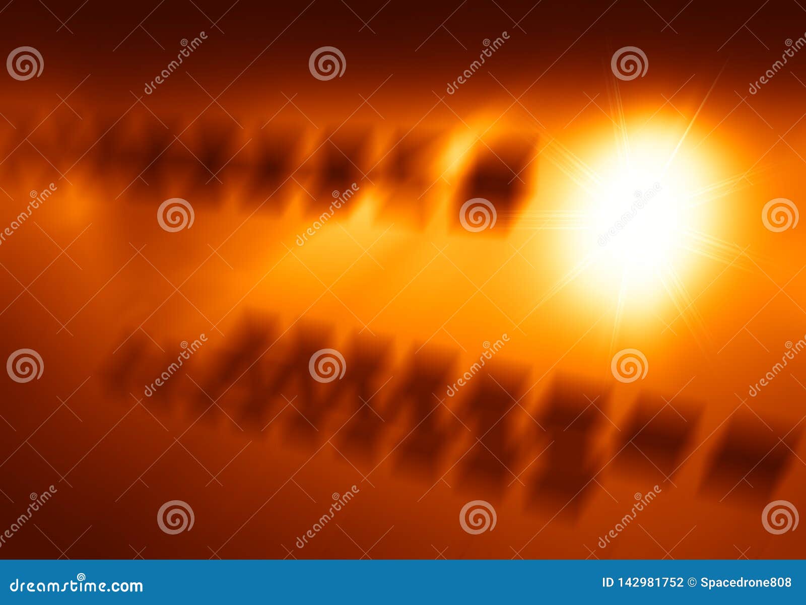 Abstract Blurred Cubes in Space Background Stock Photo - Image of ...