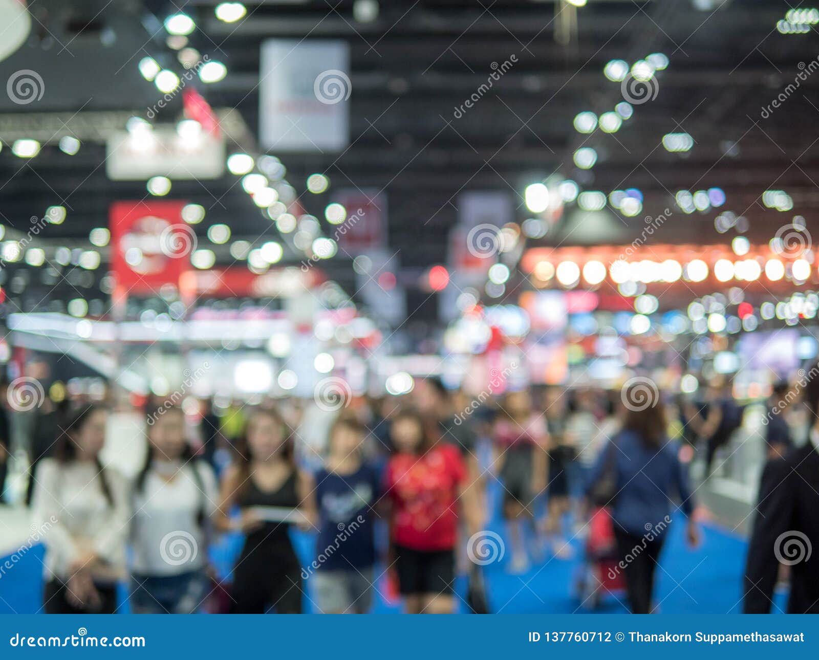 Abstract Blurred Event with People for Background Stock Photo - Image ...