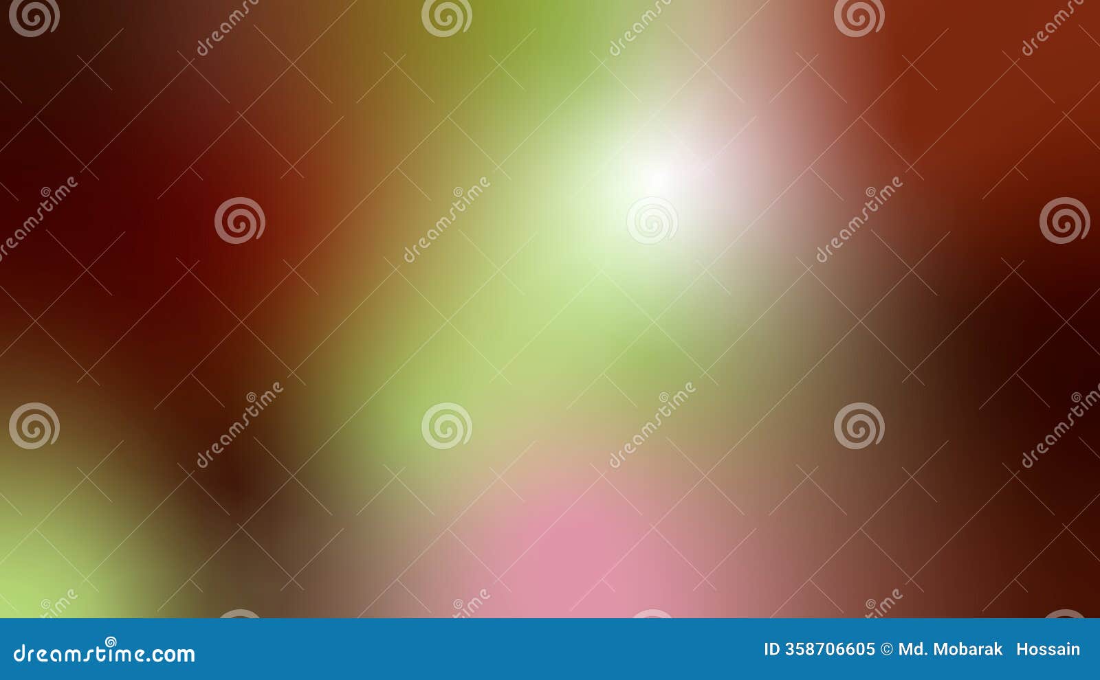 Abstract Blurred Gradient Background. Colorful Smooth Banner Template ...