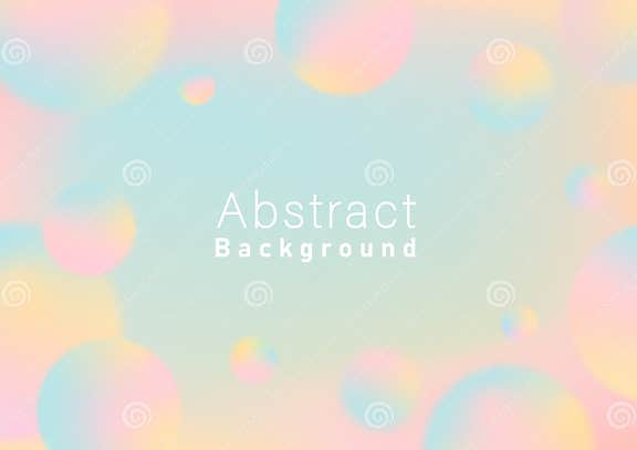 Abstract Blurred Gradient Pastel Color Background and Circle Shape ...