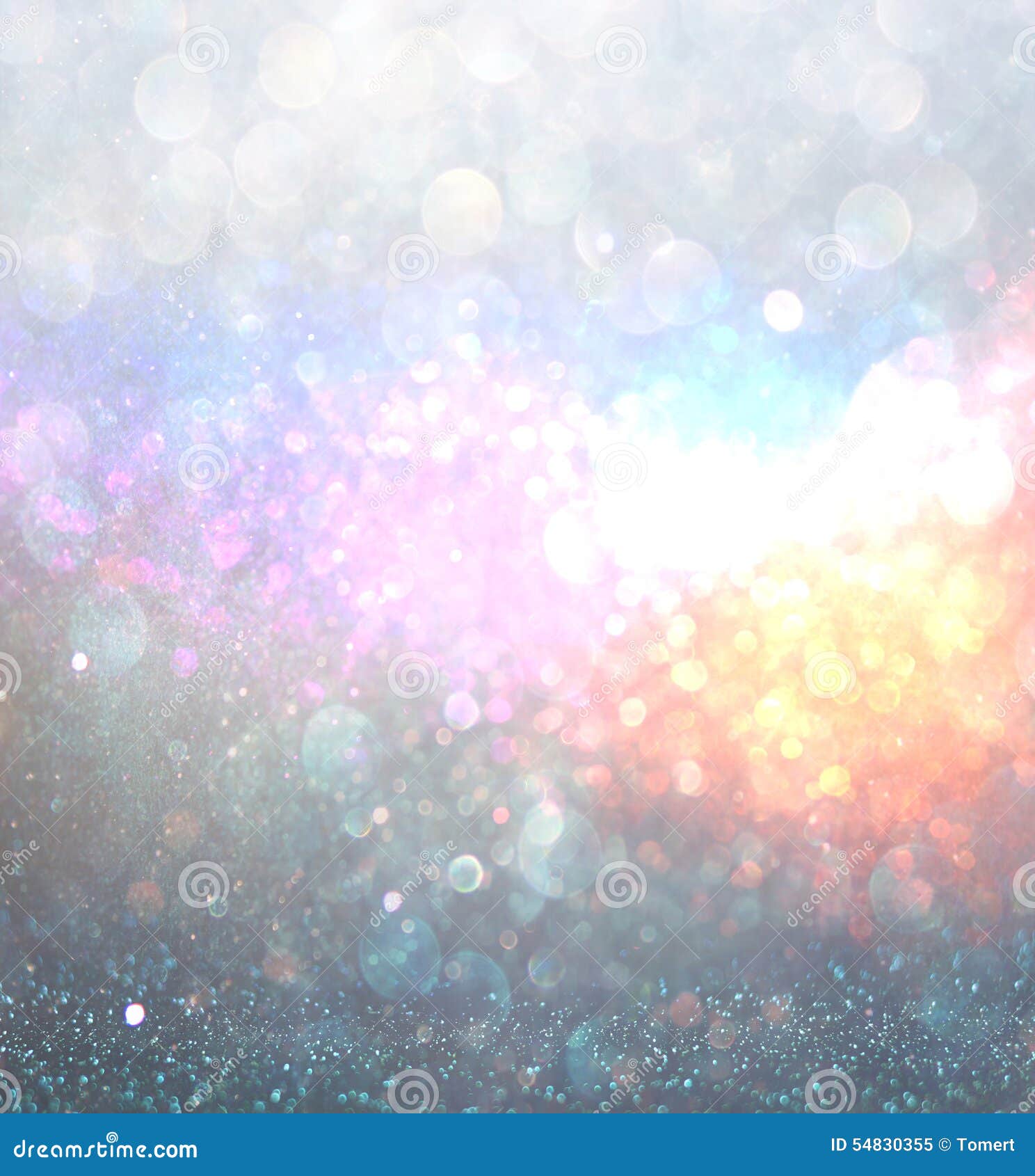 Abstract Blurred Photo of Bokeh Light Burst and Textures. Multicolored ...