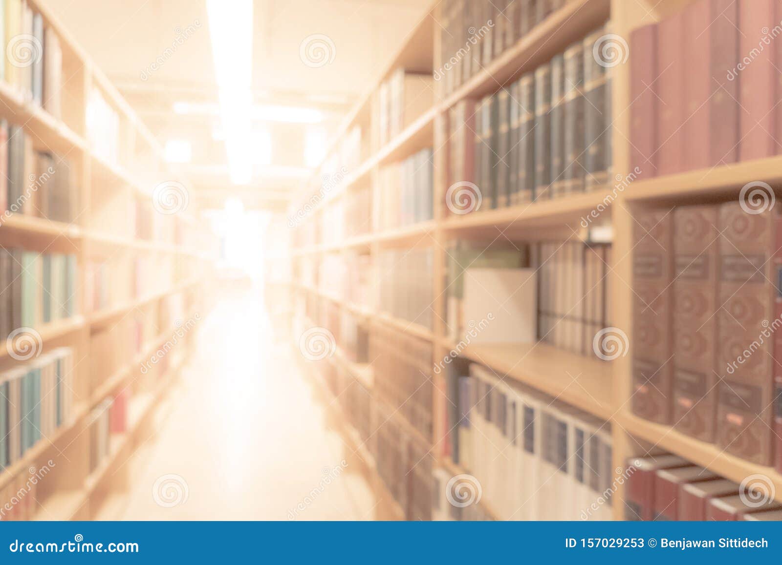 Abstract Blurred Public Library Interior Background Stock Image - Image ...