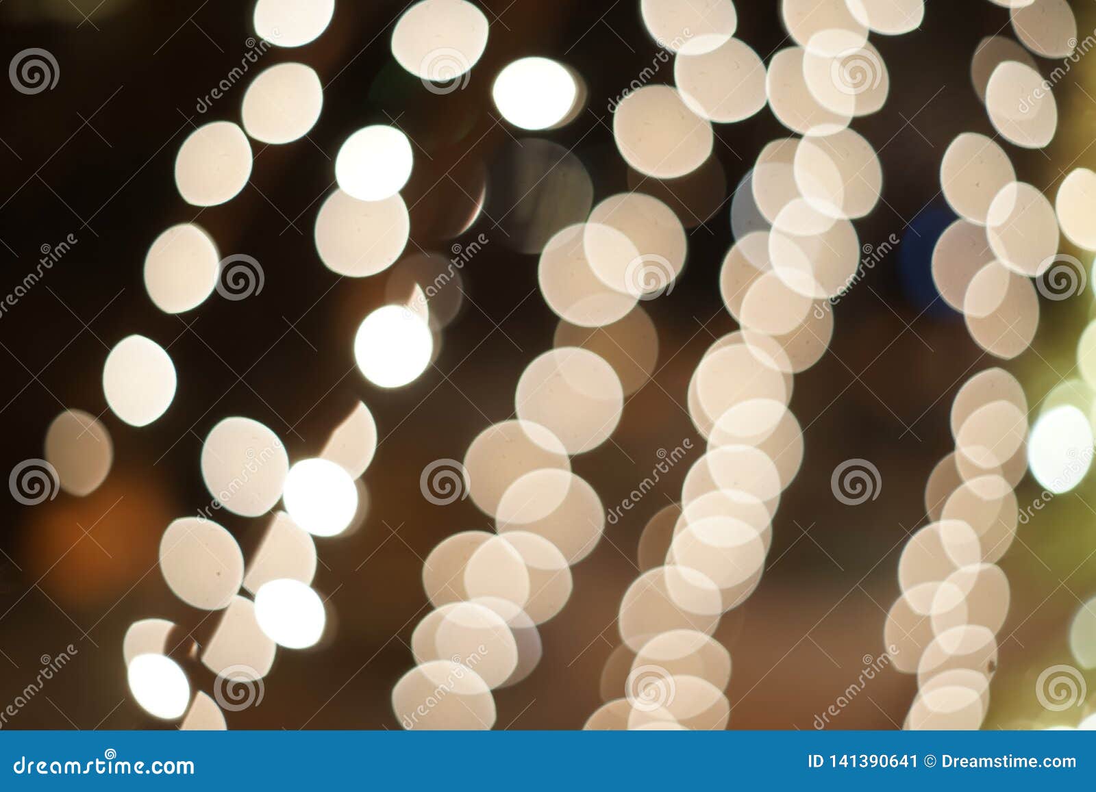 Abstract Blurred Round Lights Random Pattern Stock Image - Image of ...