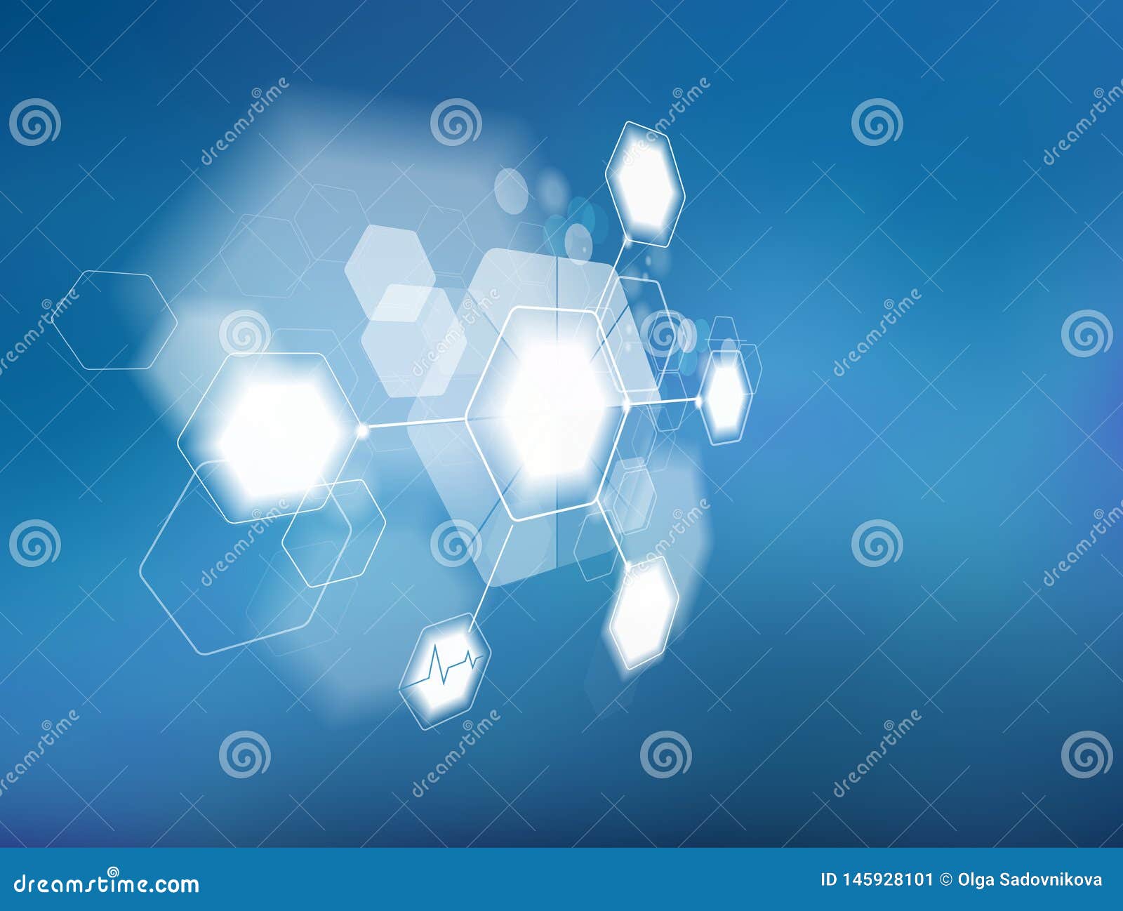 Abstract Blurred Science Background Stock Vector - Illustration of ...