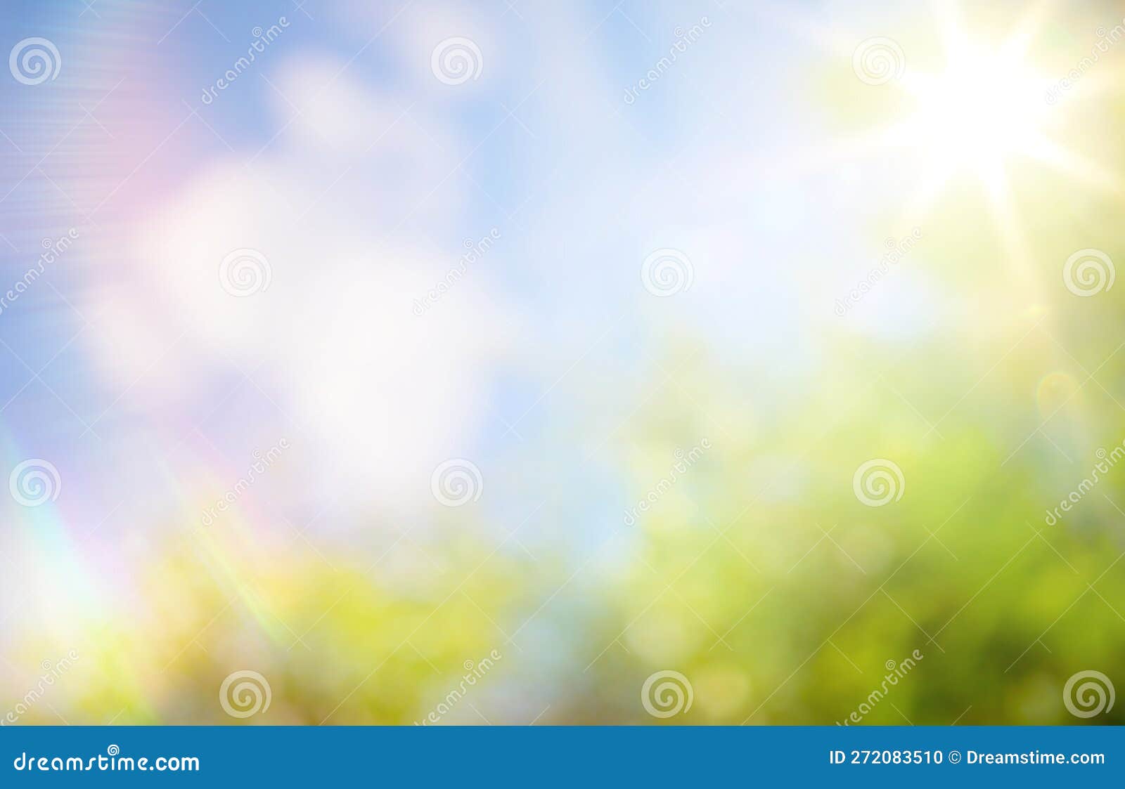 Abstract Blurred Spring or Summer Nature Background Stock Photo - Image ...