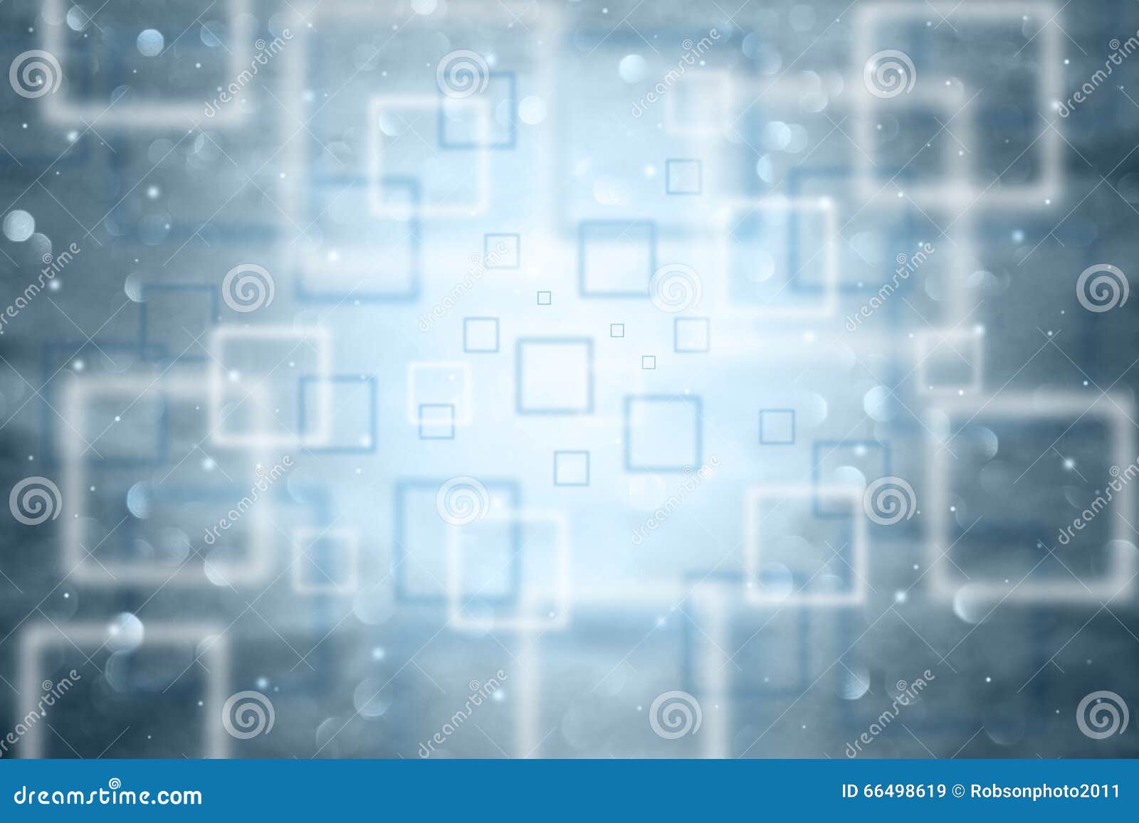 Abstract Blurred Square Bokeh Cyan Blue Background Stock Image - Image ...
