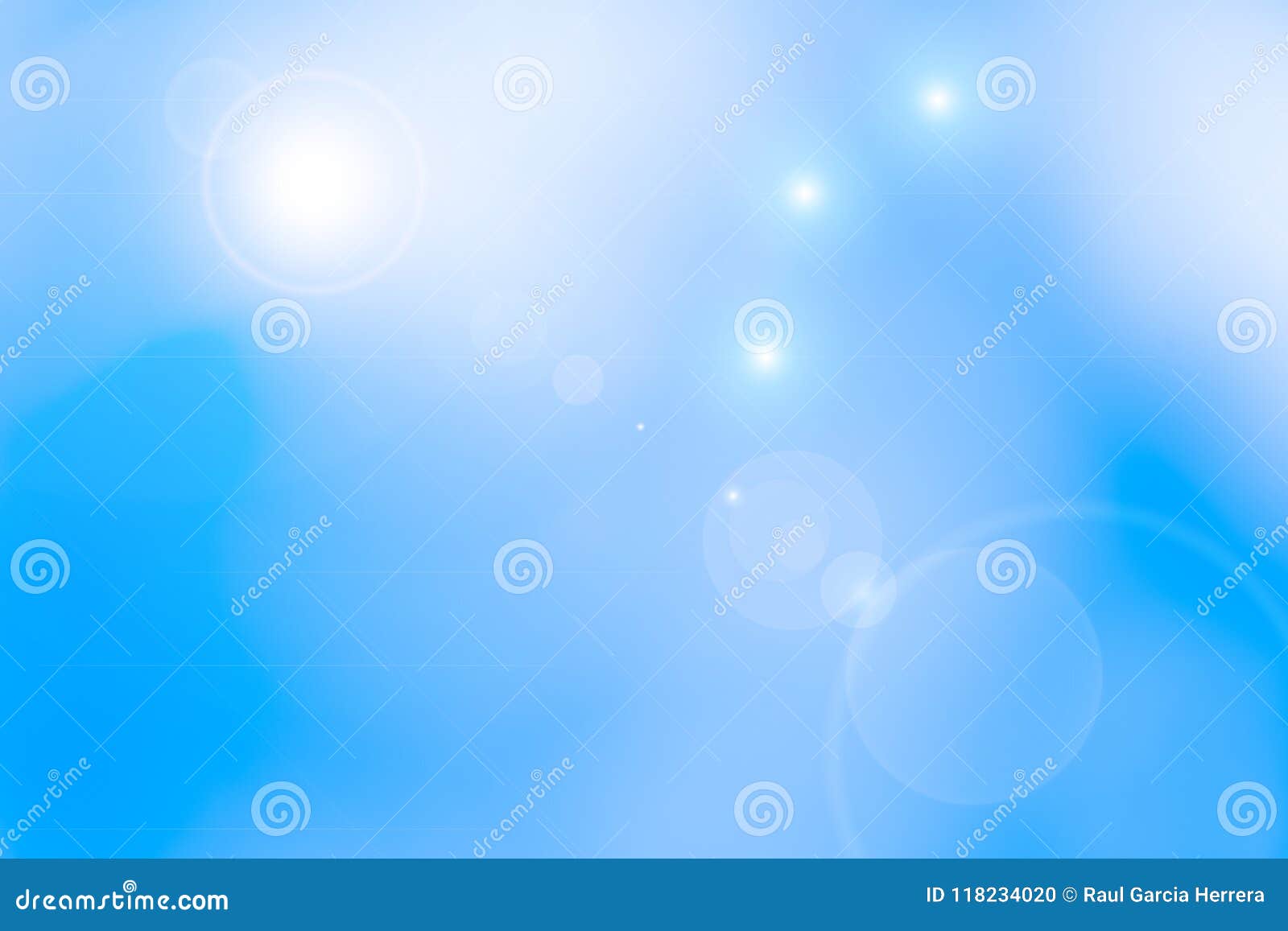 Abstract Blurred Sun Light Sky Background Stock Photo - Image of ...