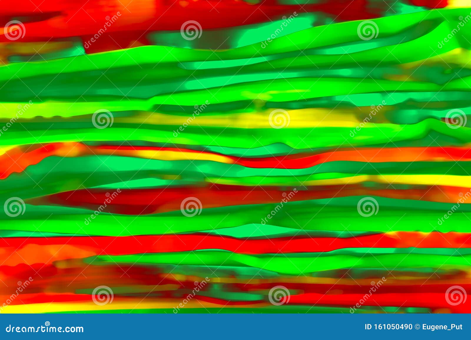 Abstract Blurry Background of Multicolored Horizontal Wavy Layers Stock ...