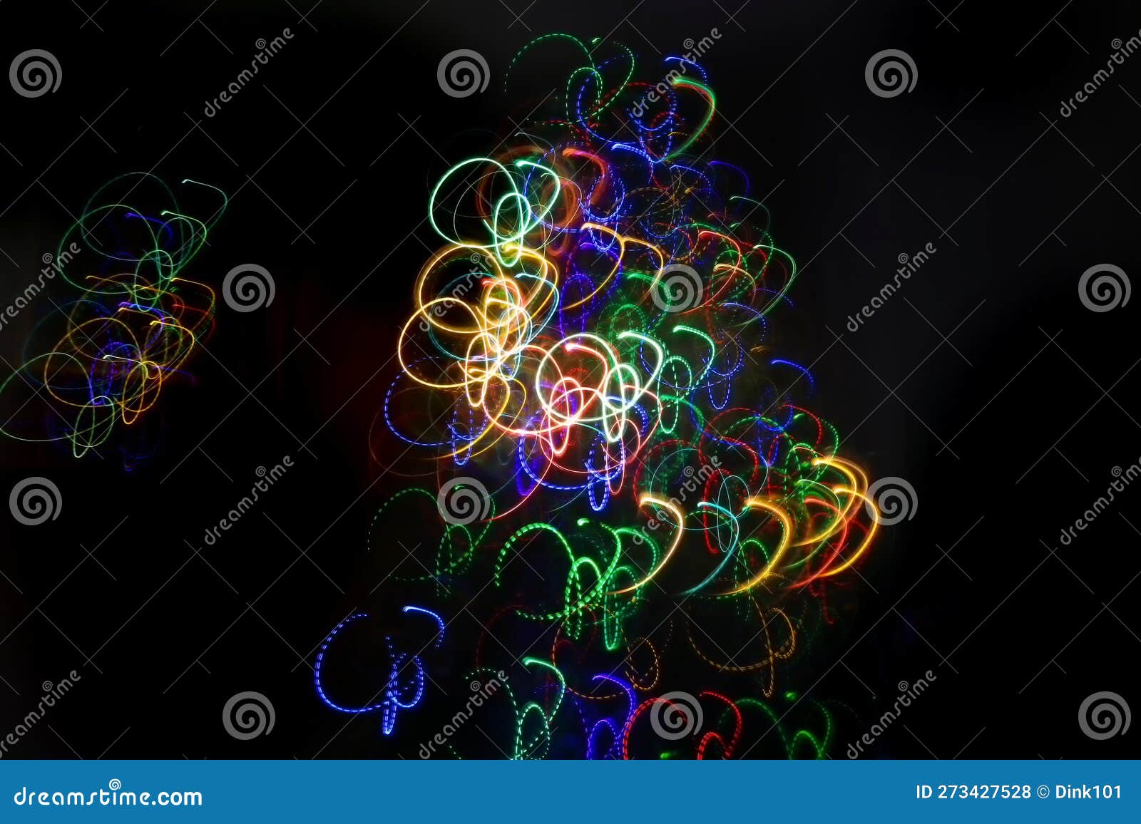 Abstract Pattern from Colorful Traces of Lights Stock Photo - Image of ...