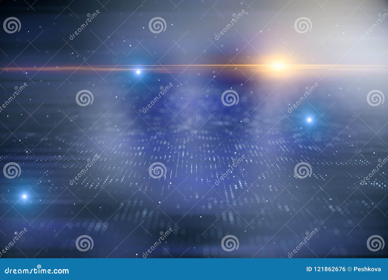 Blurry Binary Code Wallpaper Stock Illustration - Illustration of color ...