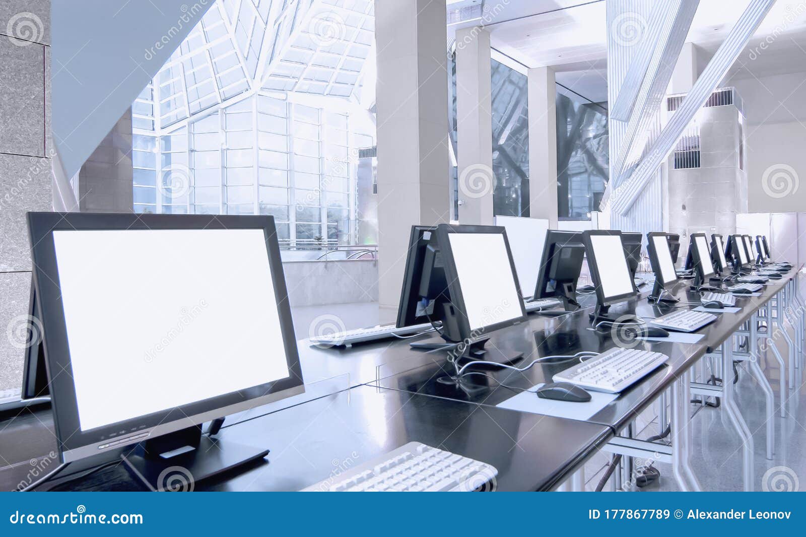 Abstract, Blurry, Bokeh Background, Image for the Background. Empty ...