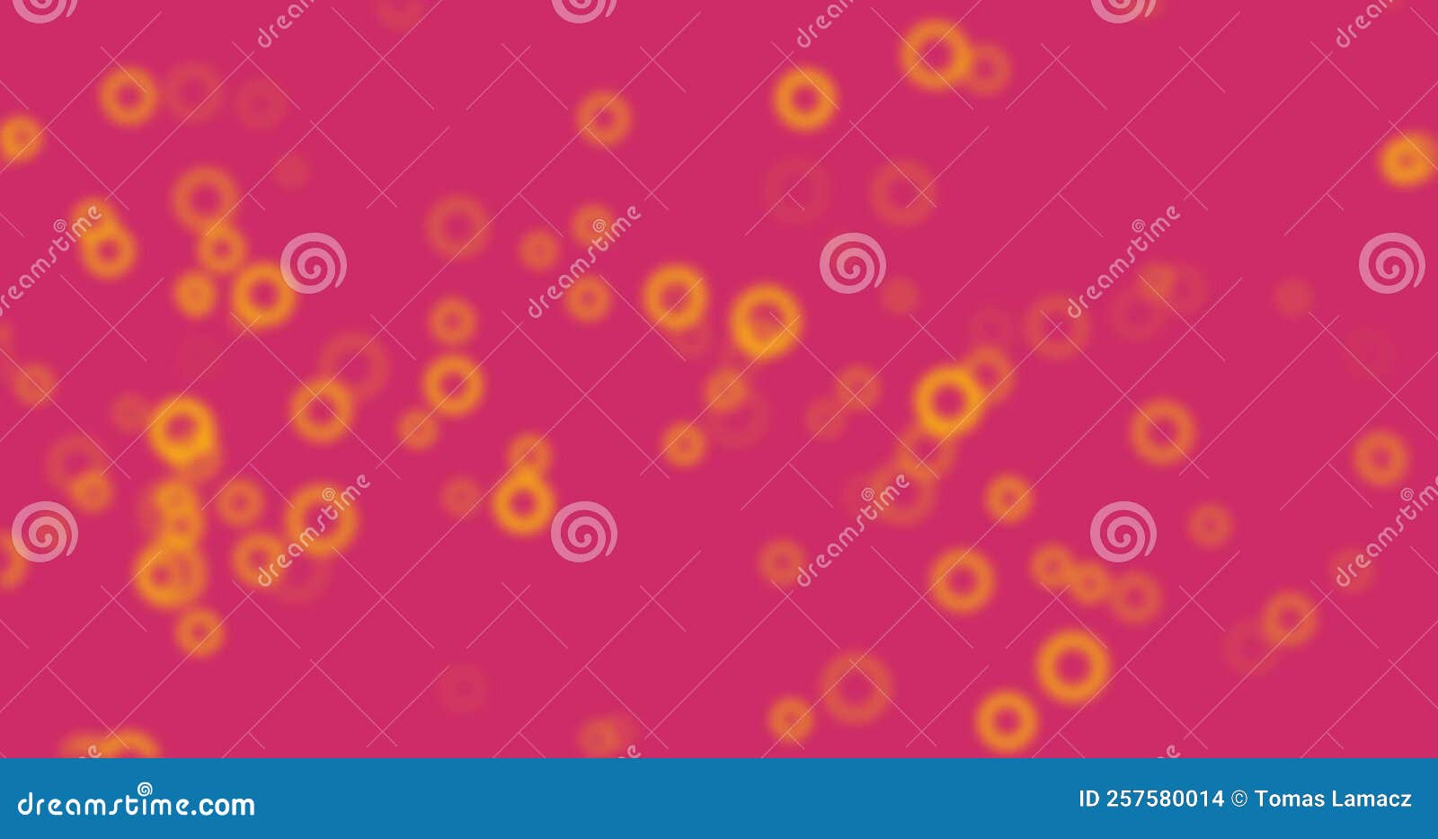 Abstract Blurry Circle Particles Flying on Pink Background Stock ...